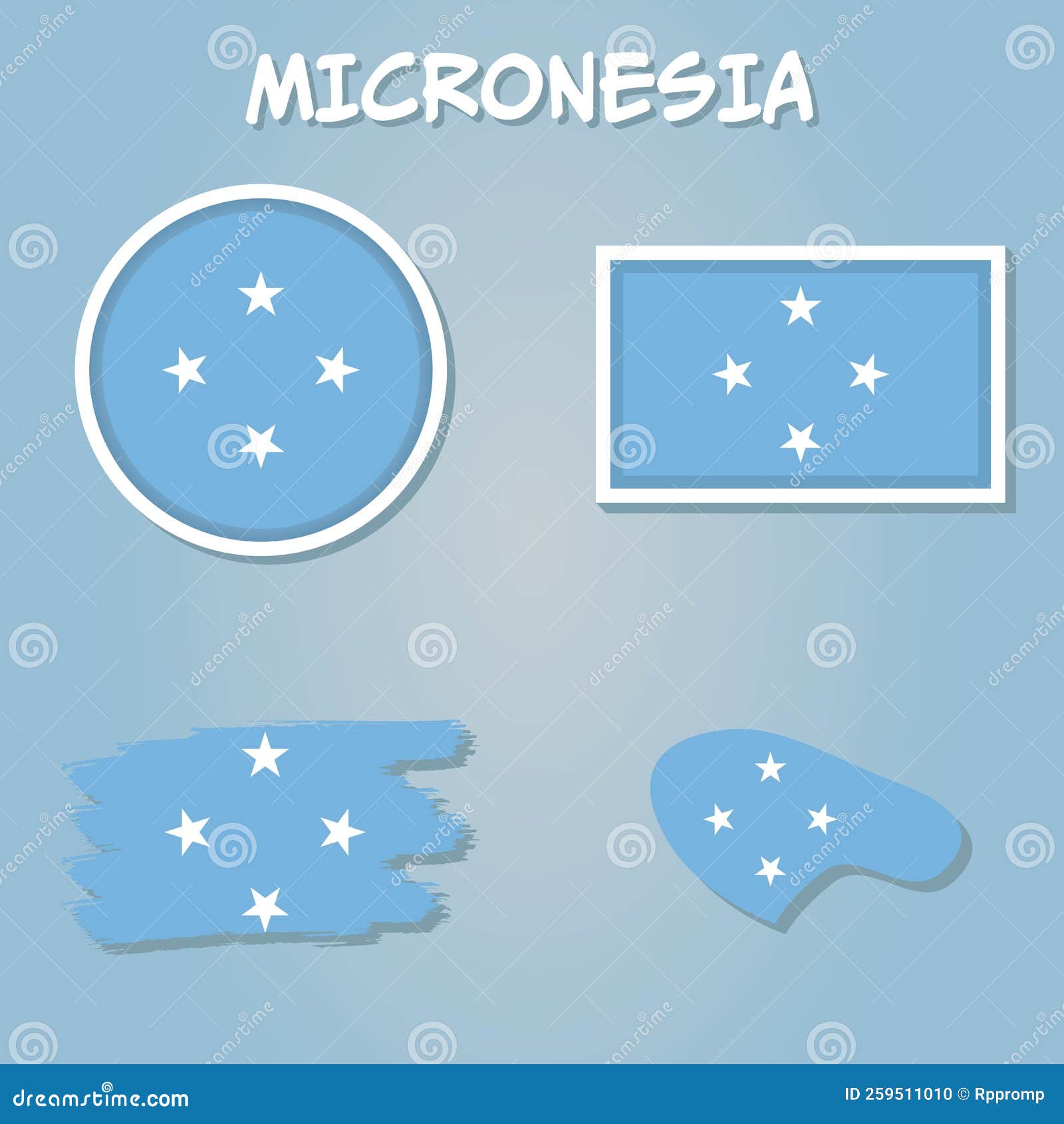 Mapa De Estados Federados De Micronesia En Estados Federados De ...