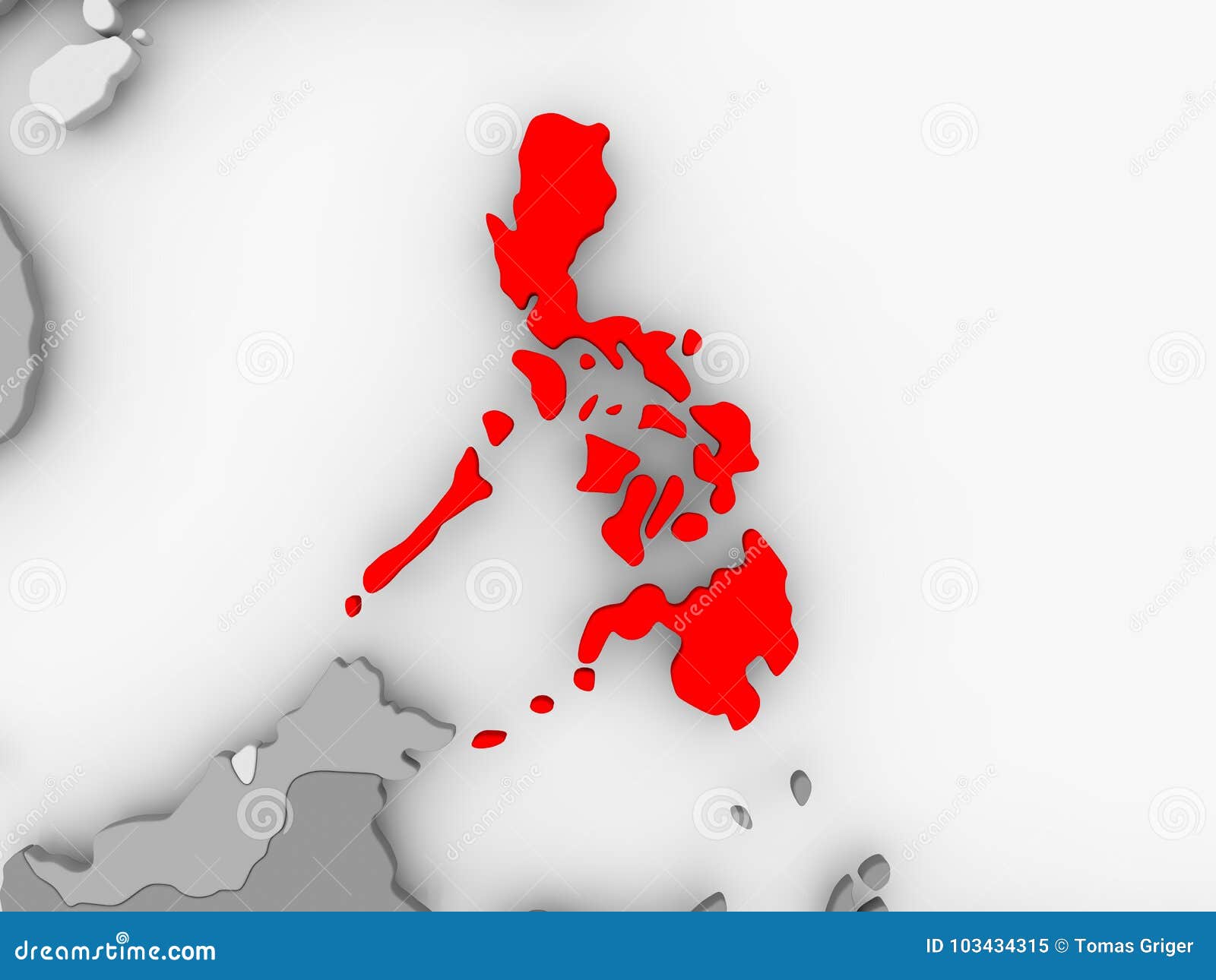 Mapa de Filipinas ilustração stock. Ilustração de filipinas - 103434315