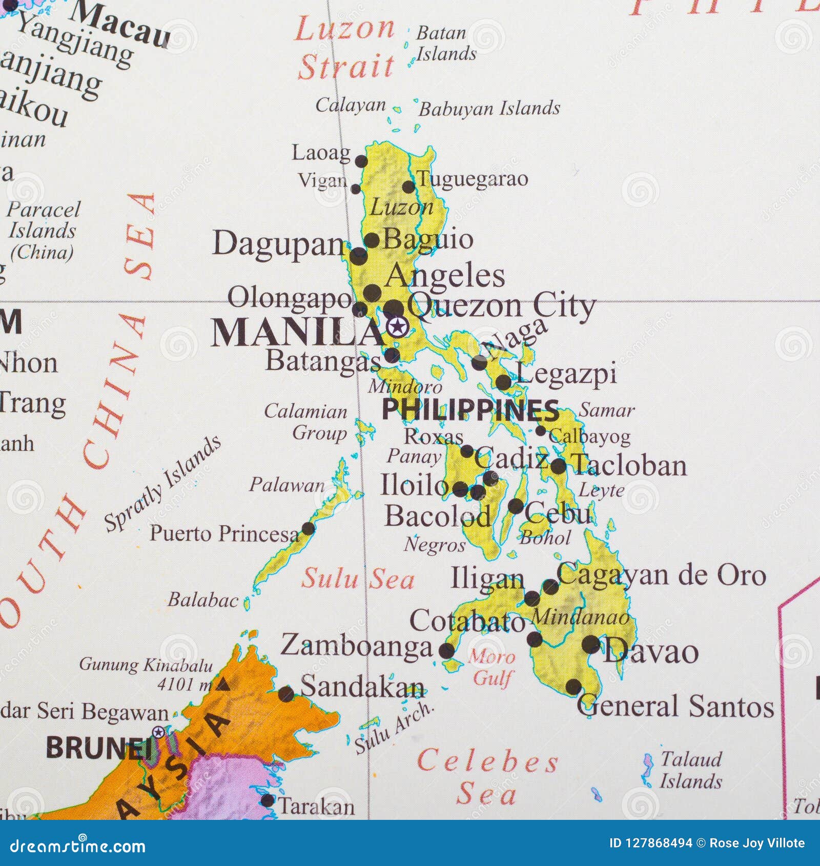 Mapa de Filipinas foto de stock. Imagem de filipina - 127868494