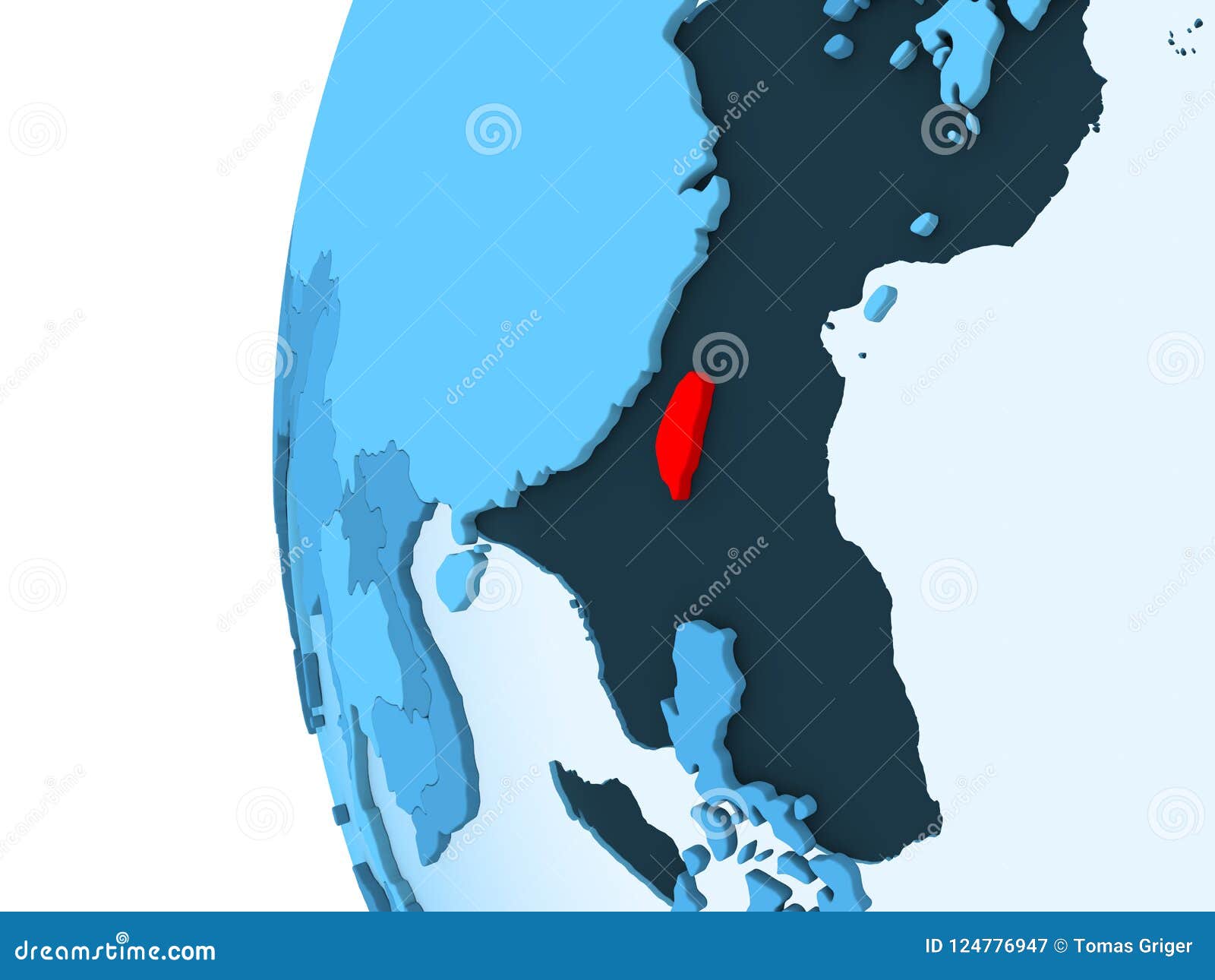 Mapa de Formosa ilustração stock. Ilustração de mundo - 124776947