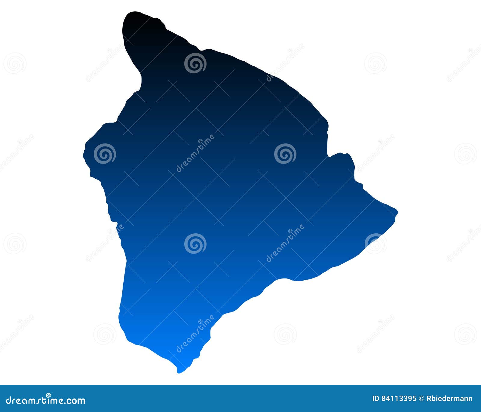 Mapa de Havaí ilustração do vetor. Ilustração de grande - 84113395