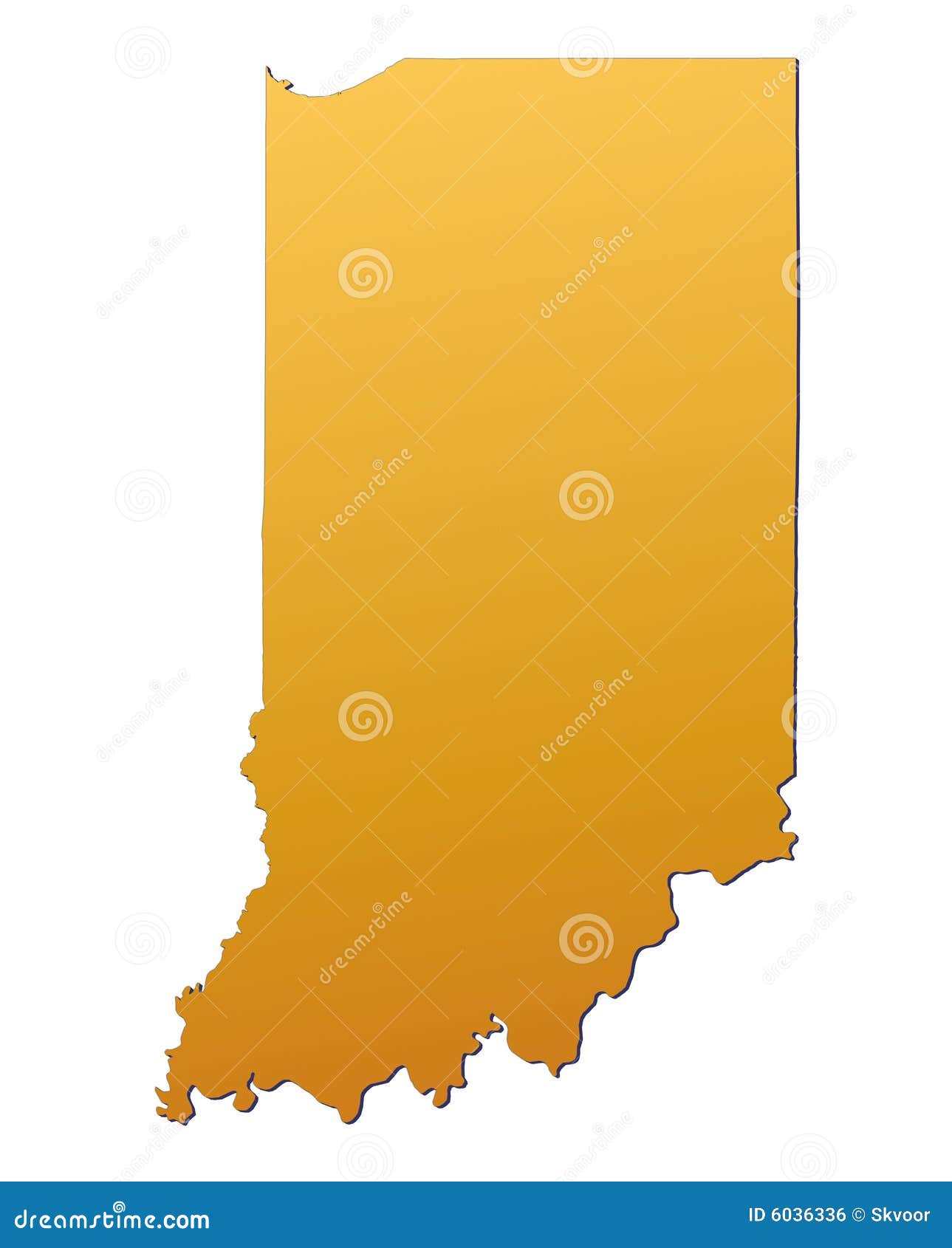 Mapa de Indiana (EUA) ilustração stock. Ilustração de preto - 6036336