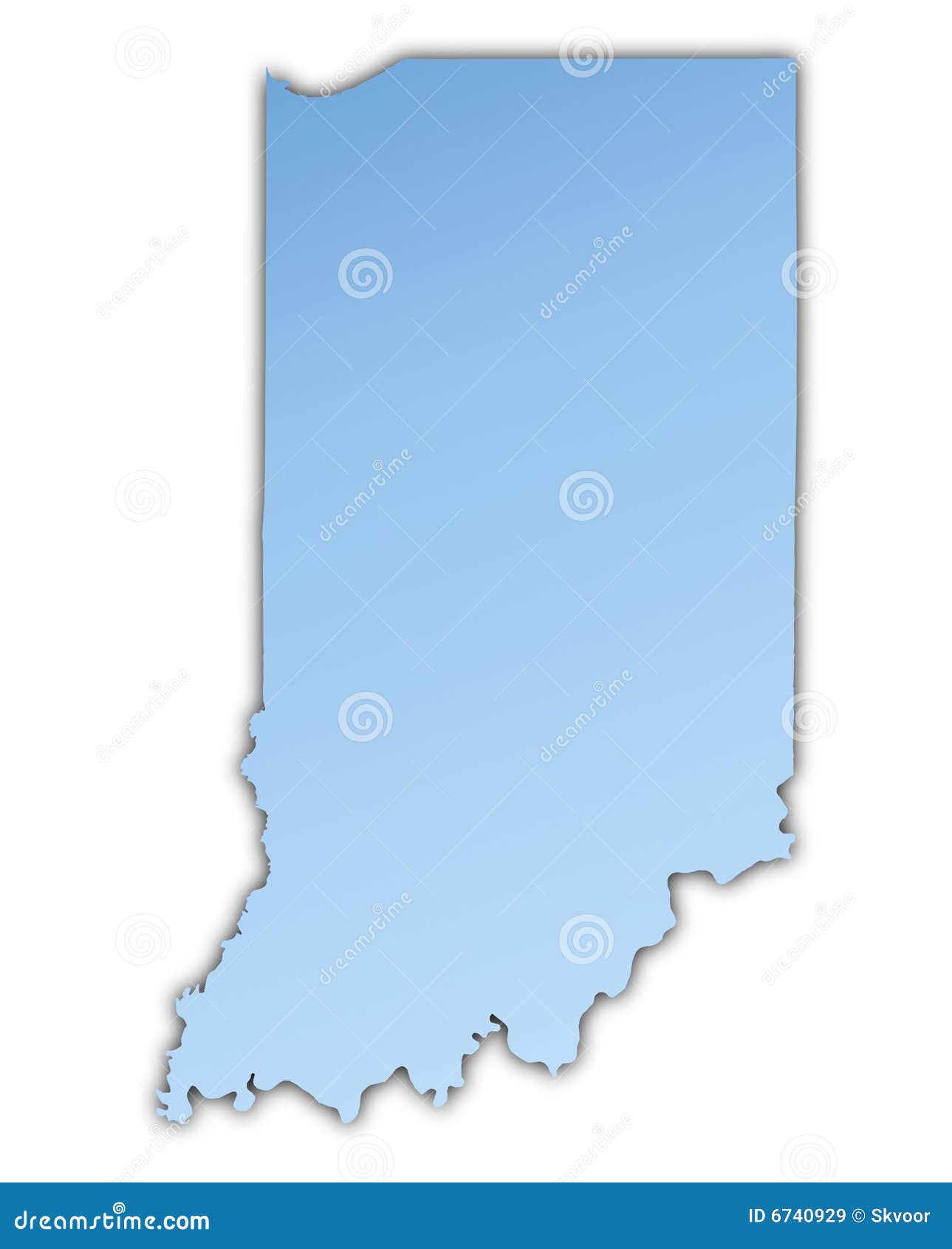 Mapa de Indiana (EUA) ilustração stock. Ilustração de naturalize - 6740929