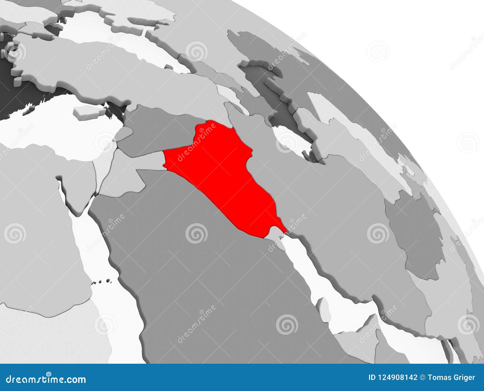 Mapa de Iraque ilustração stock. Ilustração de iraquiano - 124908142