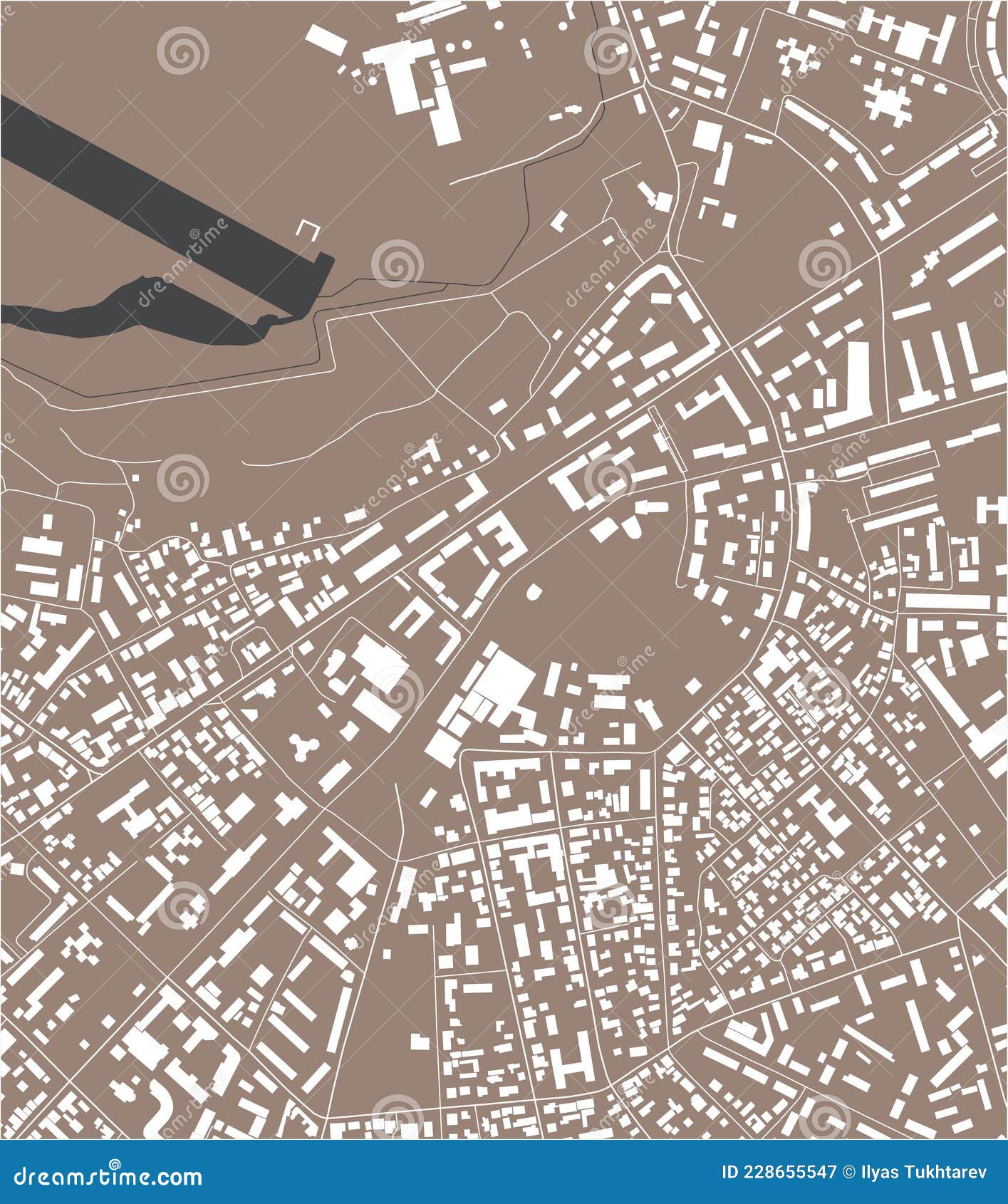 Mapa De La Ciudad De Balti Moldova Stock de ilustración - Ilustración ...