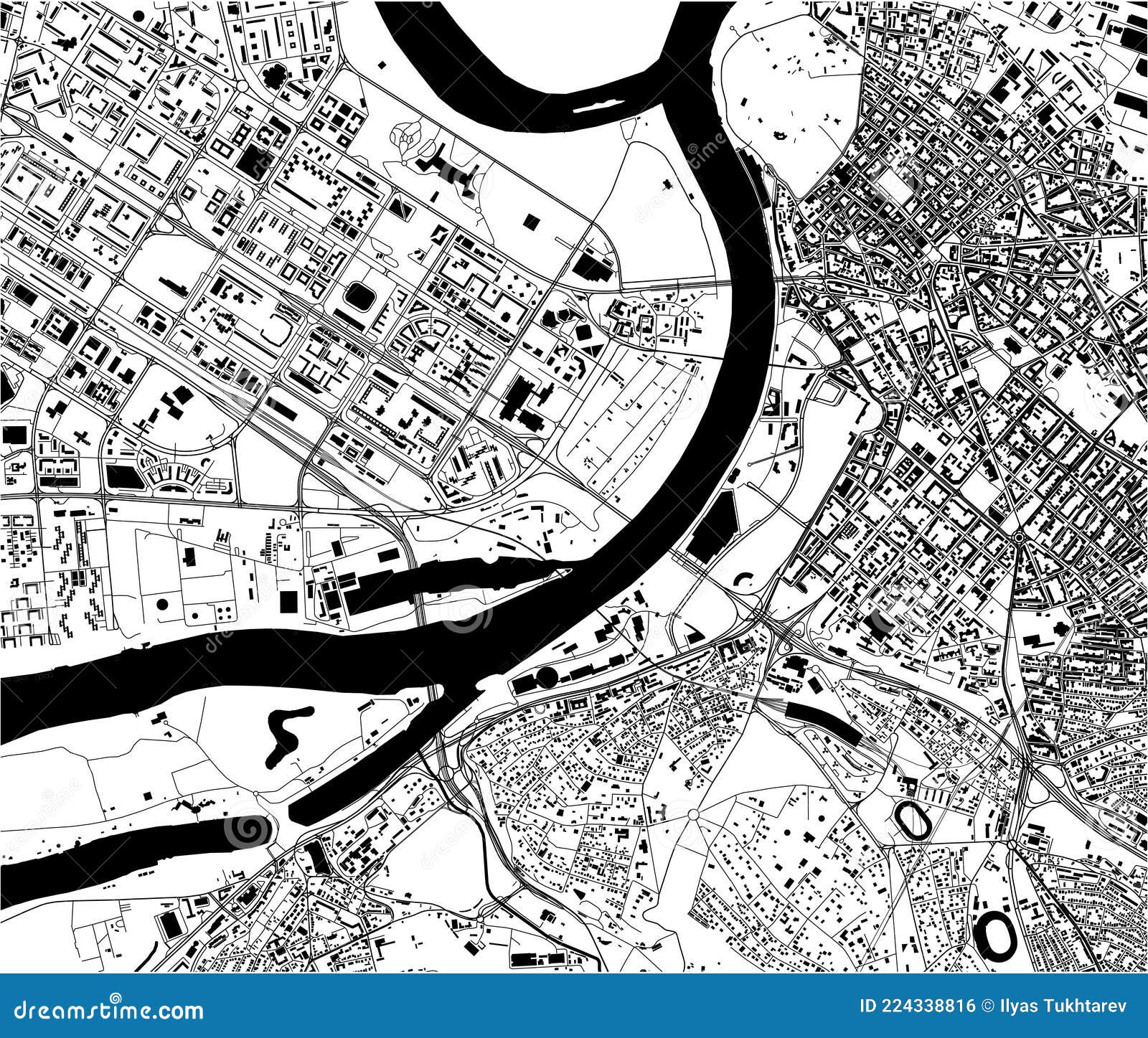 Mapa De La Ciudad De Belgrado Serbia Foto de archivo - Imagen de ...