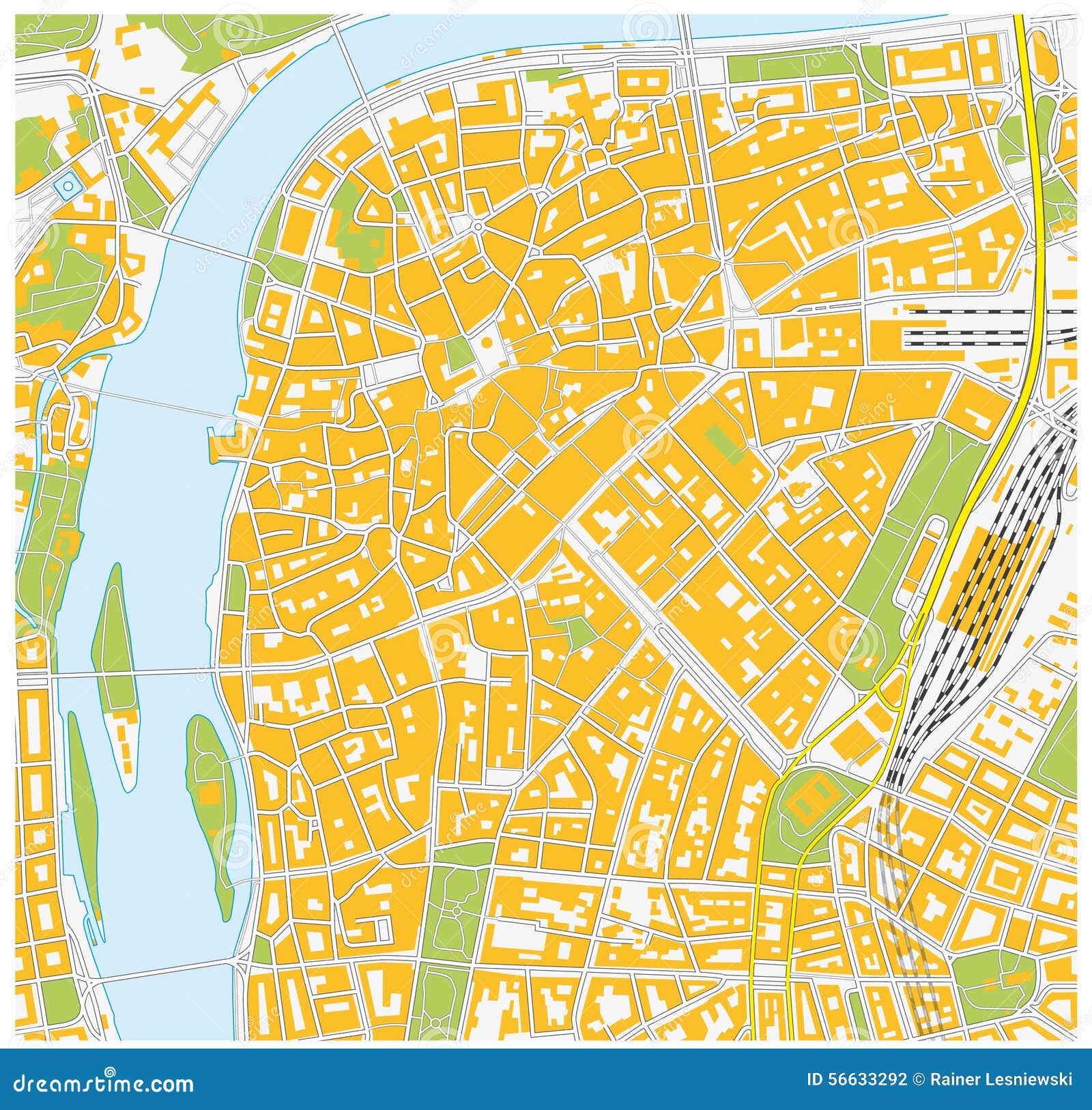 Mapa de la ciudad de Praga ilustración del vector. Ilustración de ...