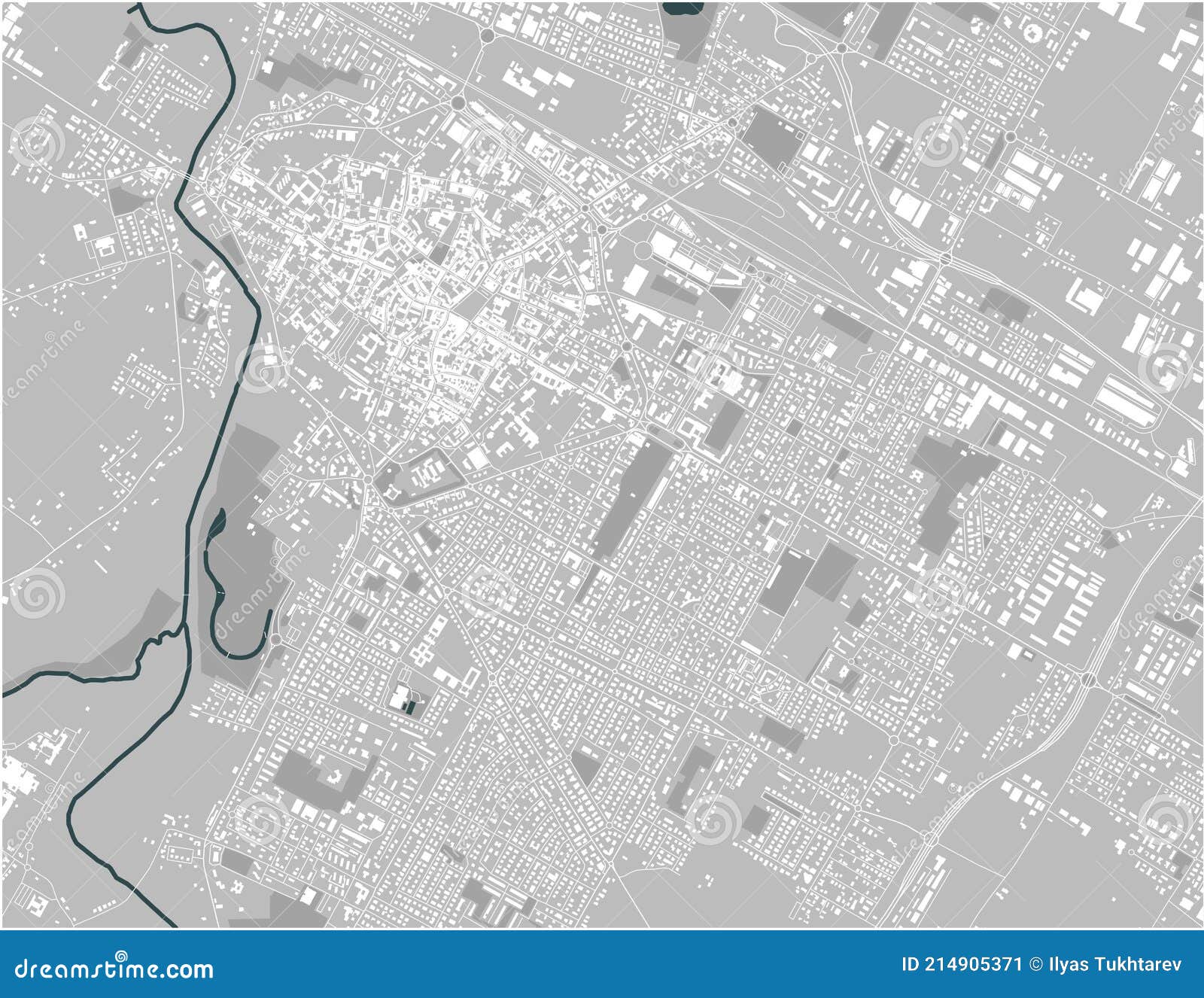 Mapa De La Ciudad De Forli Italia Ilustración del Vector - Ilustración ...