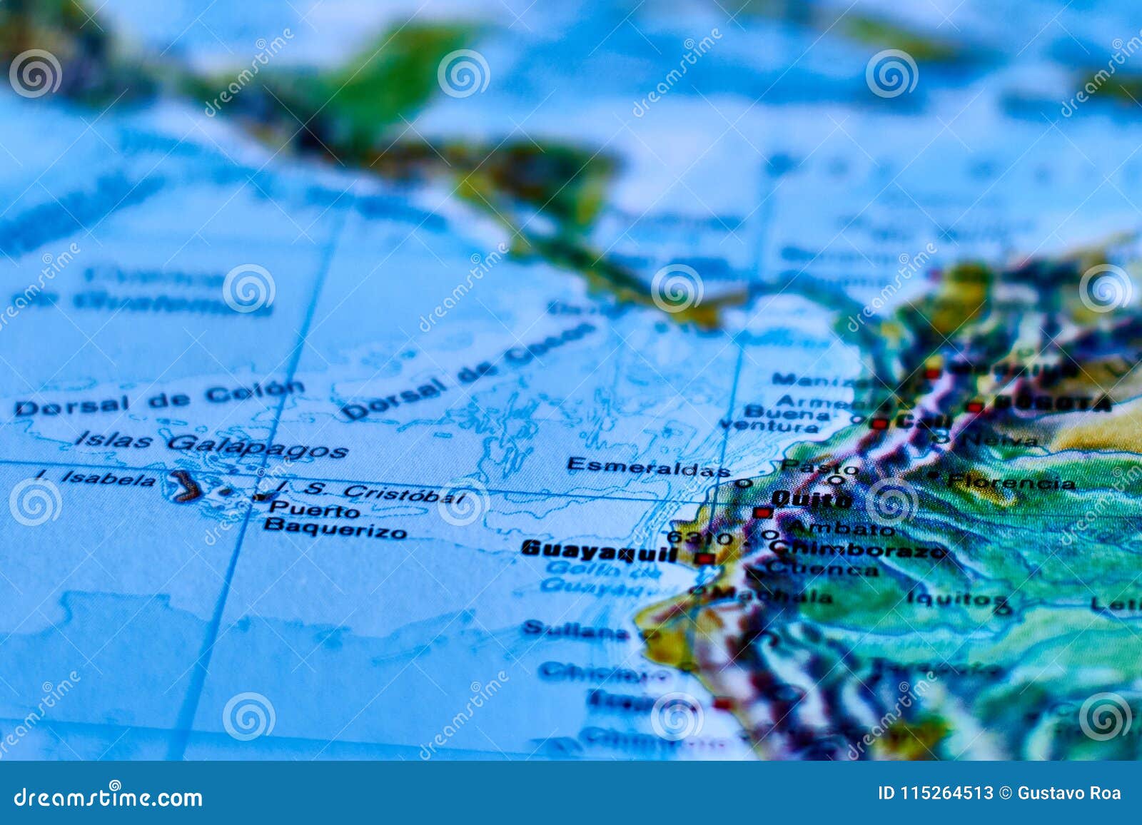 Mapa De La Ciudad De Guayaquil Imagen de archivo - Imagen de cierre ...