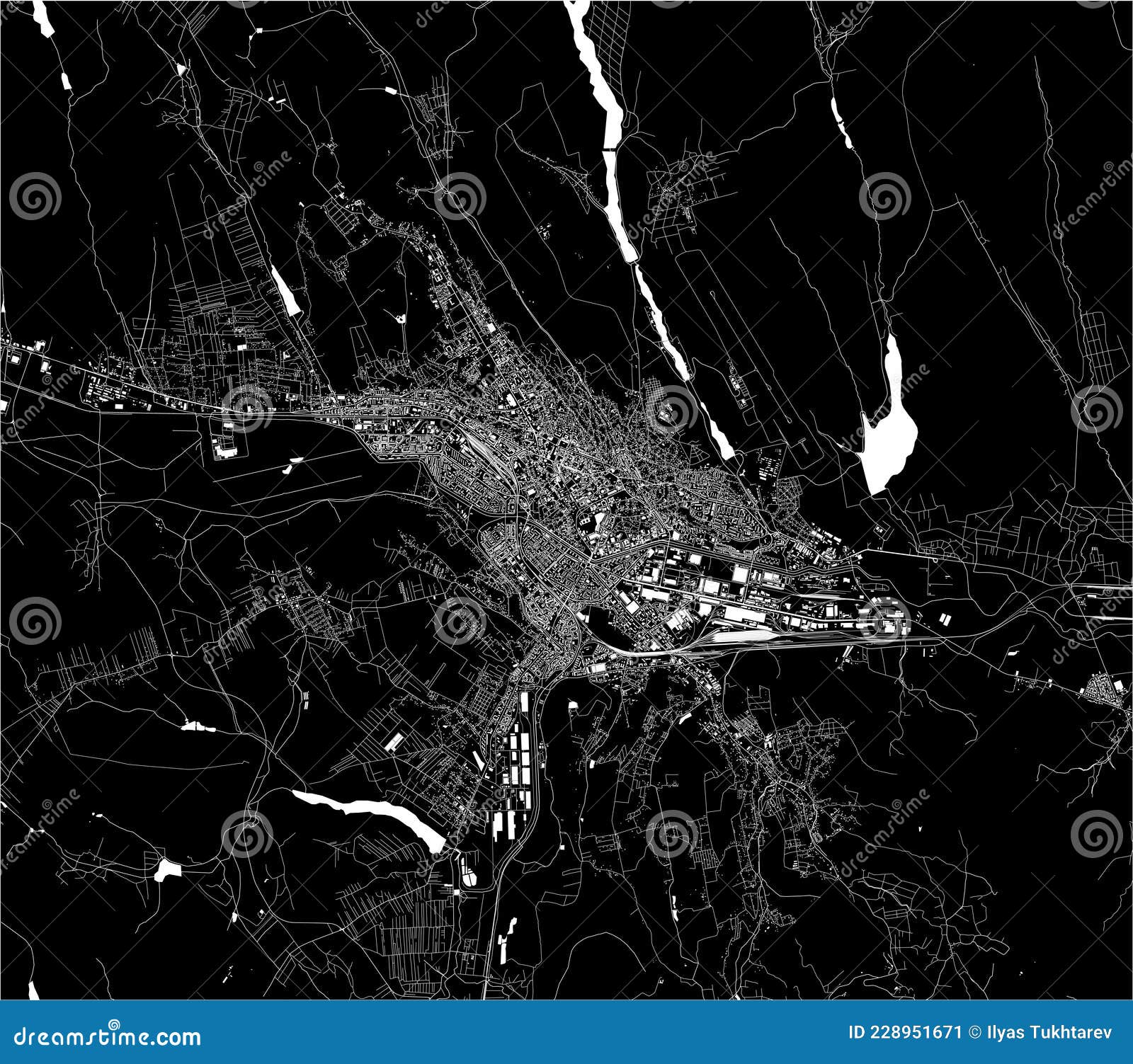 Mapa De La Ciudad De Iasi Romania Stock de ilustración - Ilustración de ...