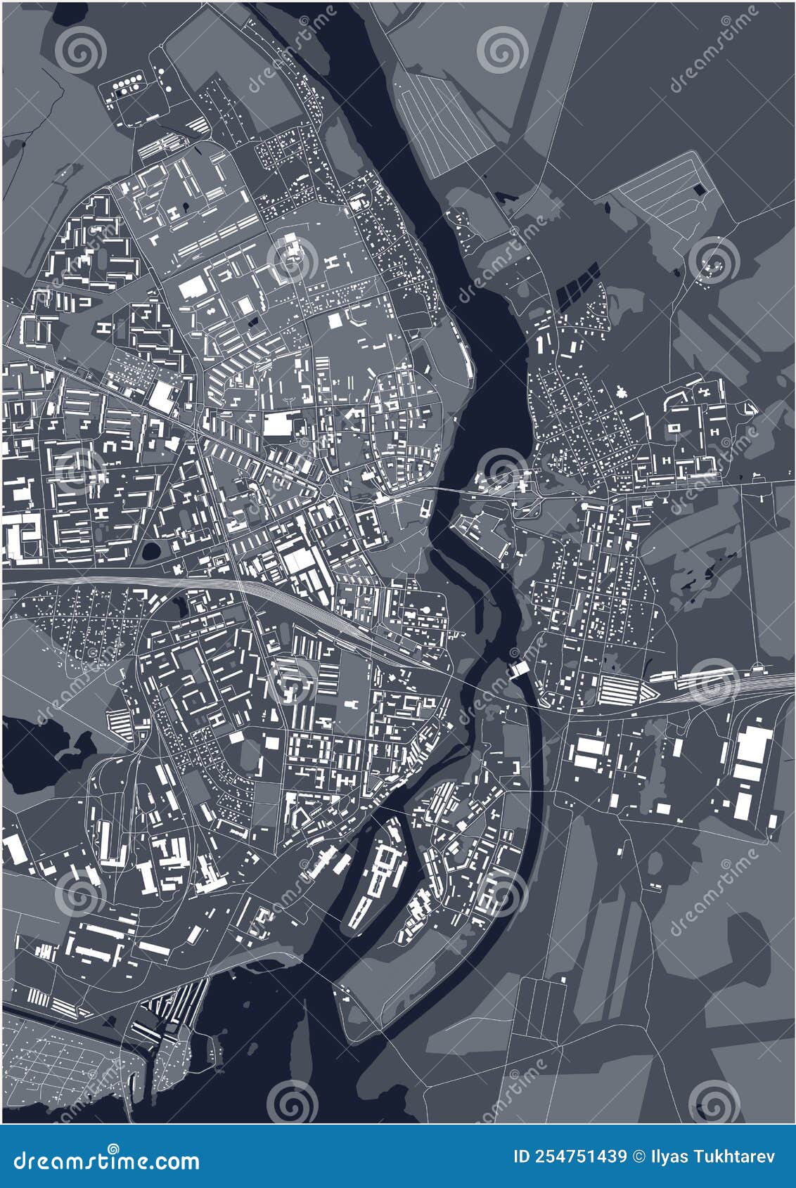 Mapa De La Ciudad De Narva Estonia Stock de ilustración - Ilustración ...