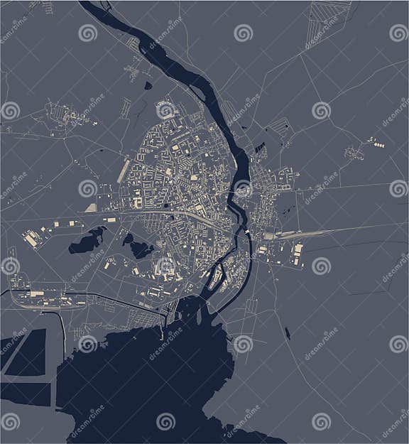 Mapa De La Ciudad De Narva Estonia Ilustración del Vector - Ilustración de plan, escala: 262162680