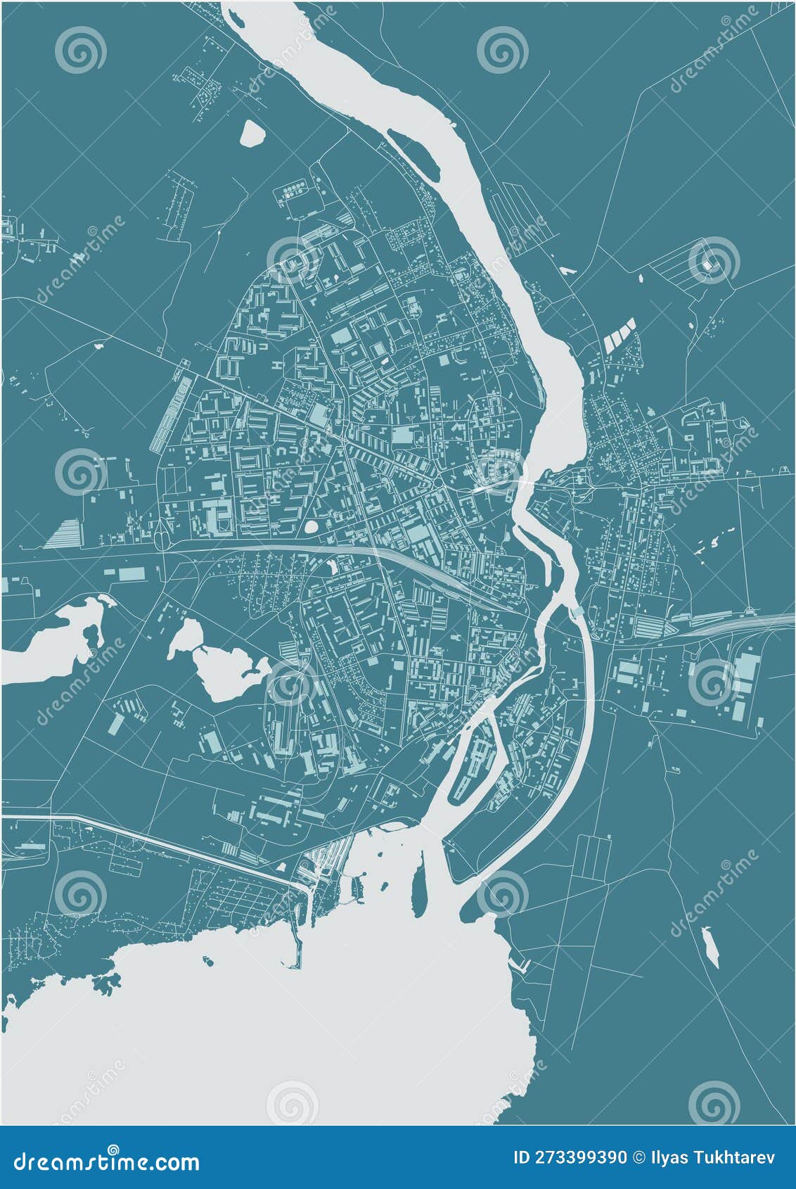 Mapa De La Ciudad De Narva Estonia Ilustración del Vector - Ilustración de turismo, escala ...