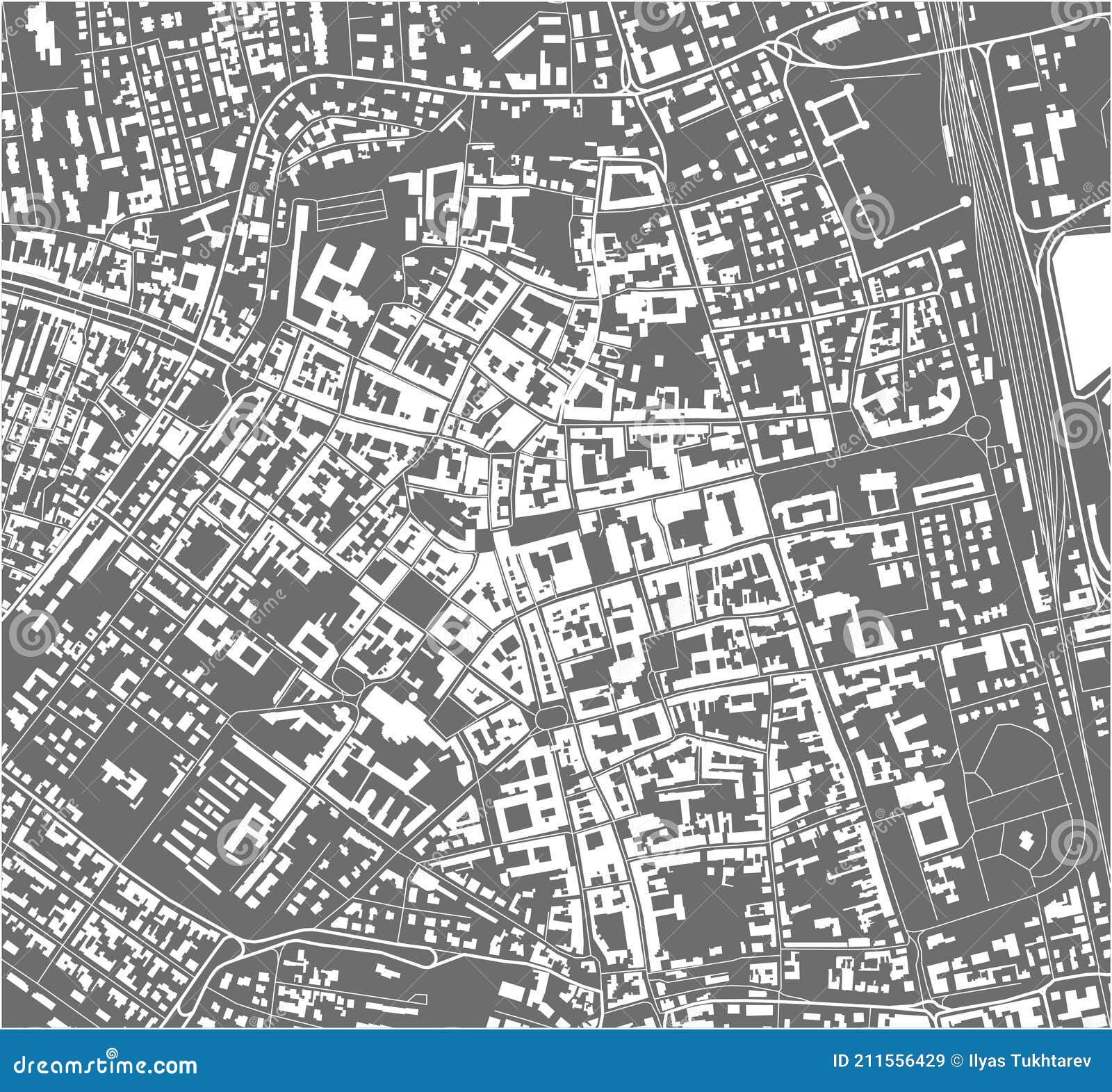 Mapa De La Ciudad De Ravenna Italia Ilustración del Vector ...