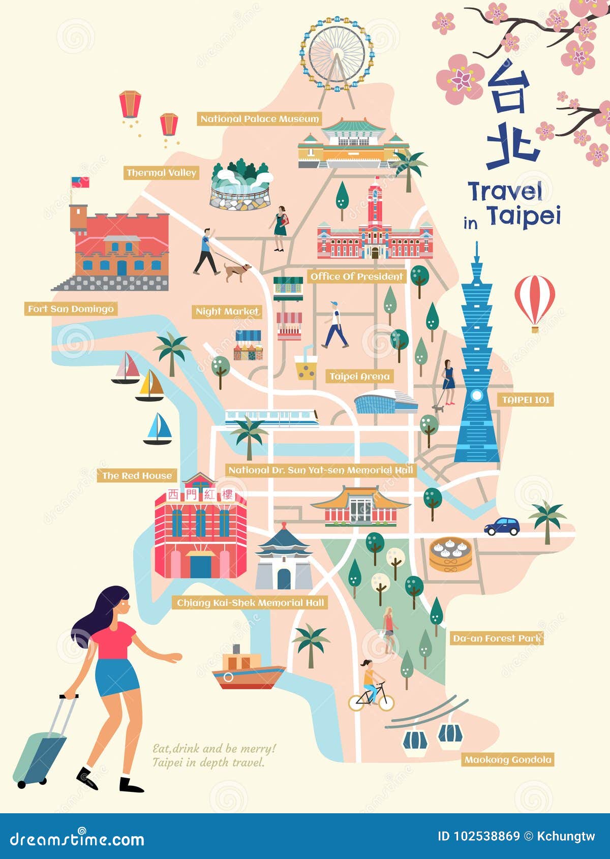 Mapa Turistico De Taipei Taipei: MELHORES Pontos Turísticos E Coisas