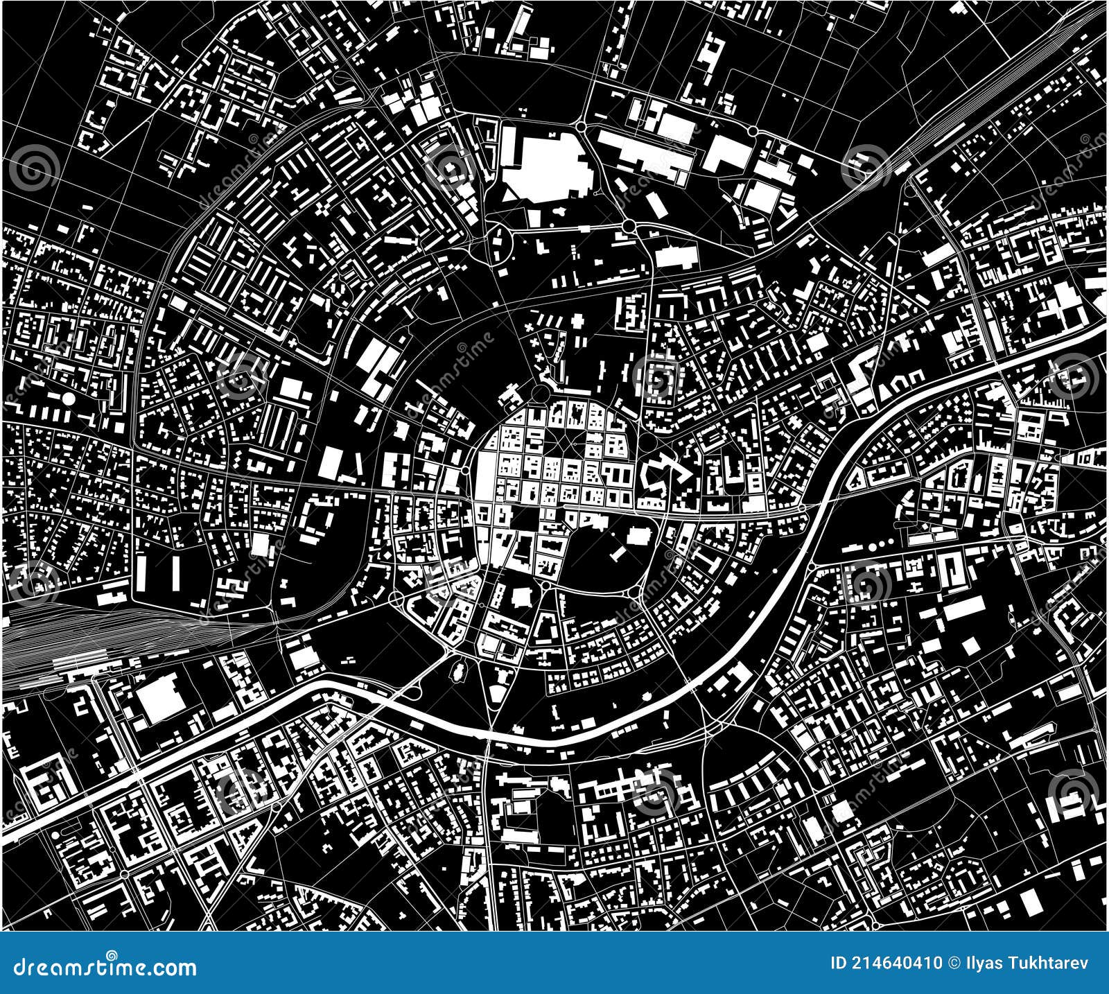 Mapa De La Ciudad De Timisoara Rumania Ilustración del Vector ...