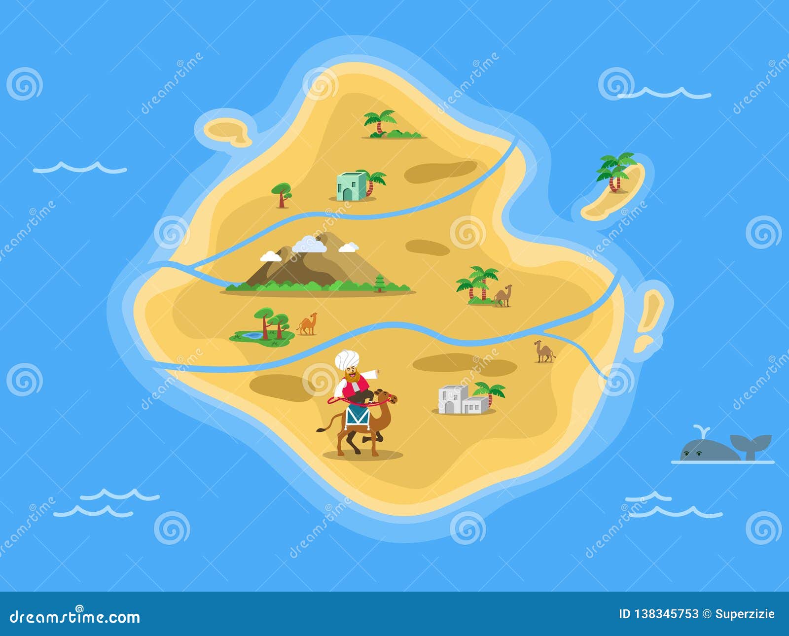 Isla Desierta Ilustraciones Stock, Vectores, Y Clipart – (242 ...