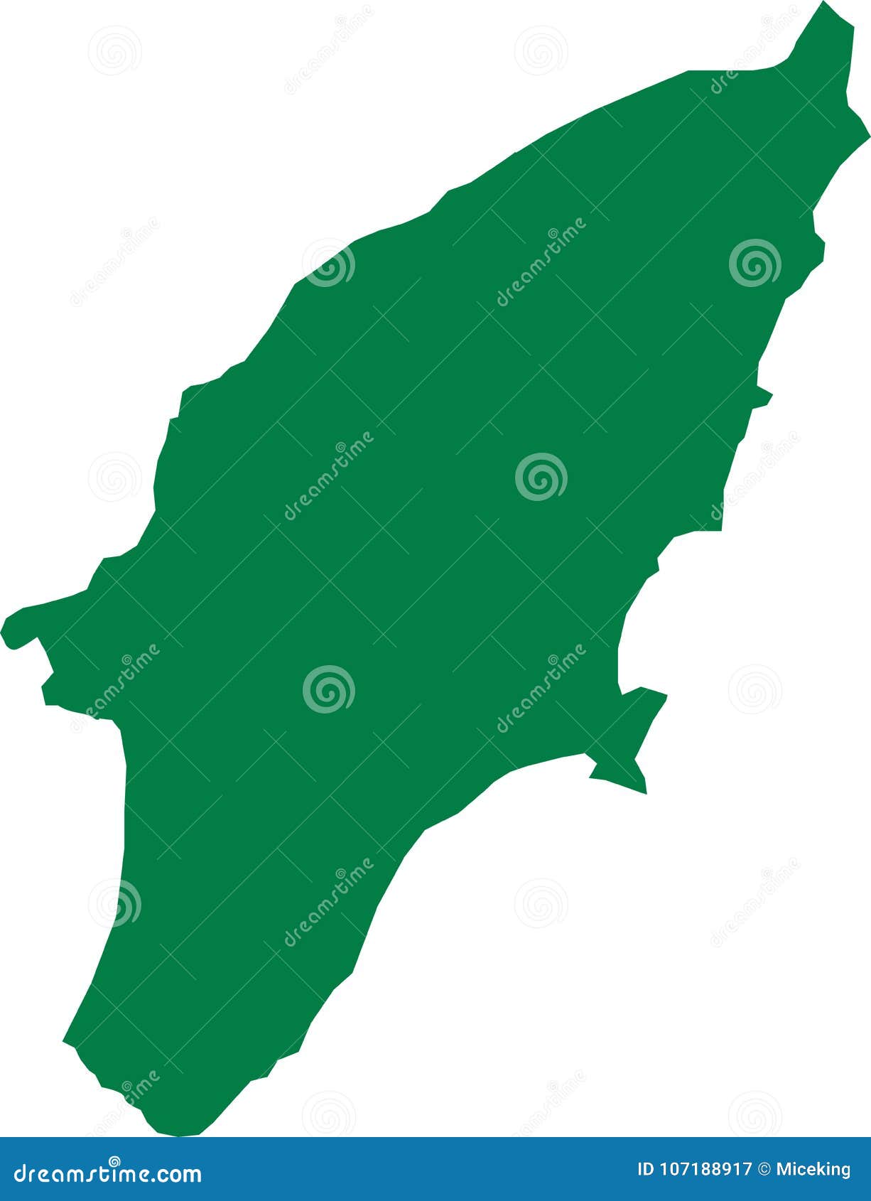 Mapa de la isla de Rodas ilustración del vector. Ilustración de egeo ...