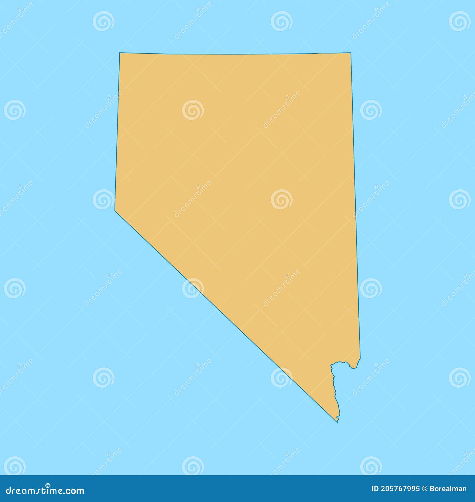 Mapa de la nevada ilustración del vector. Ilustración de nevada - 205767995