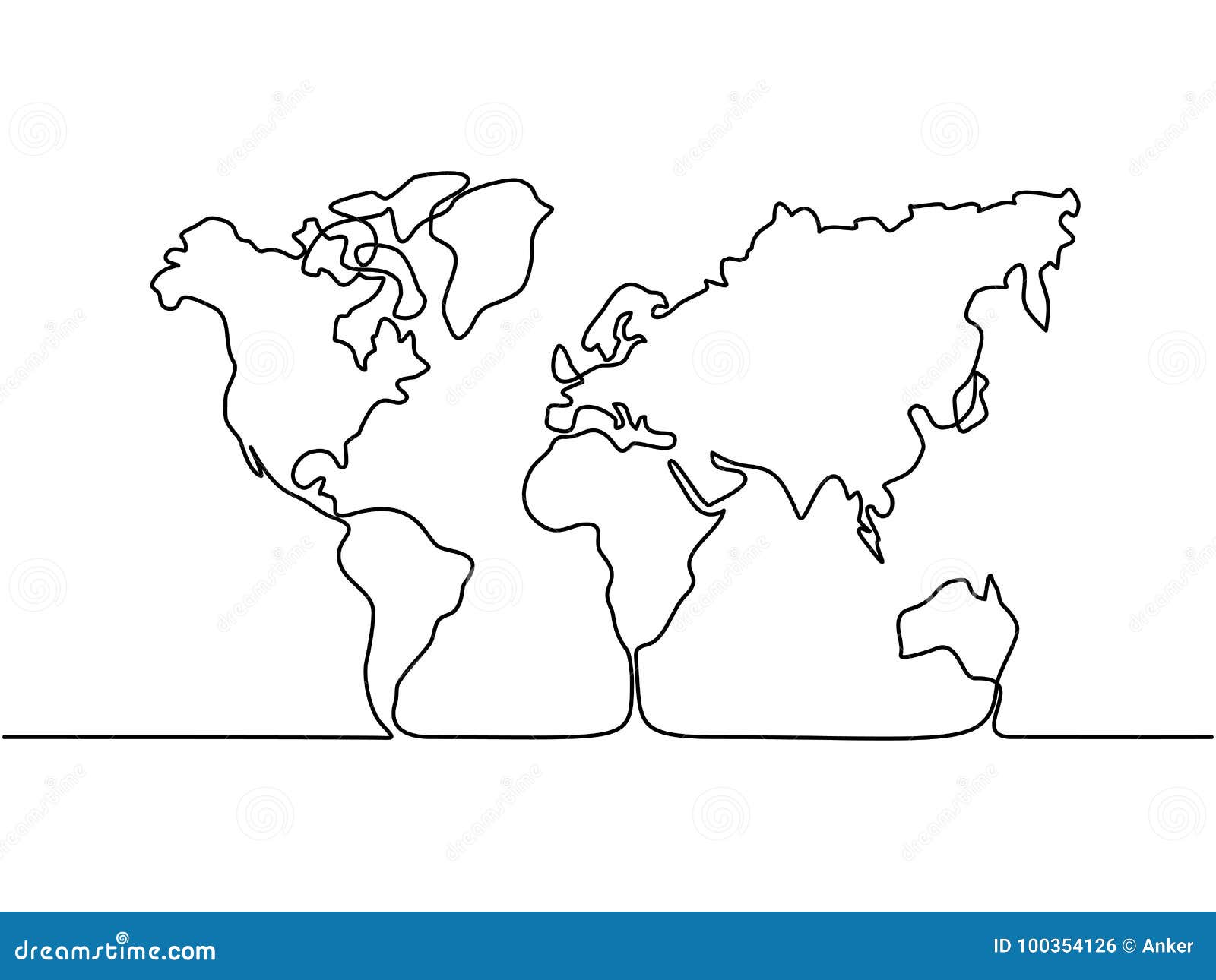 Mapa de la tierra ilustración del vector. Ilustración de tierra - 100354126