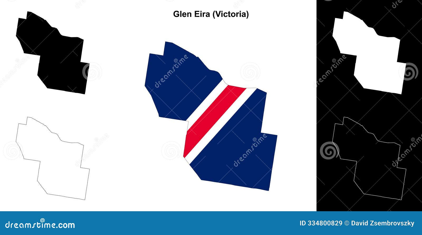 Mapa De Linhas Da Glen Eira Ilustração do Vetor - Ilustração de beira ...