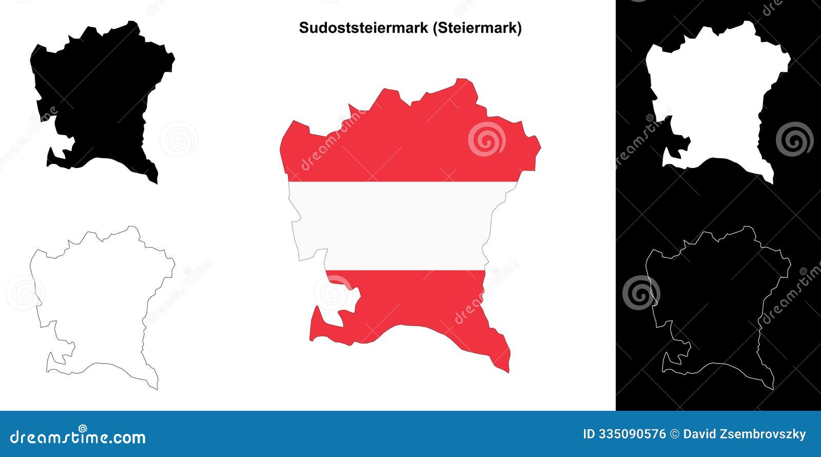 Mapa De Linhas Sudosteiermark Ilustração do Vetor - Ilustração de ...