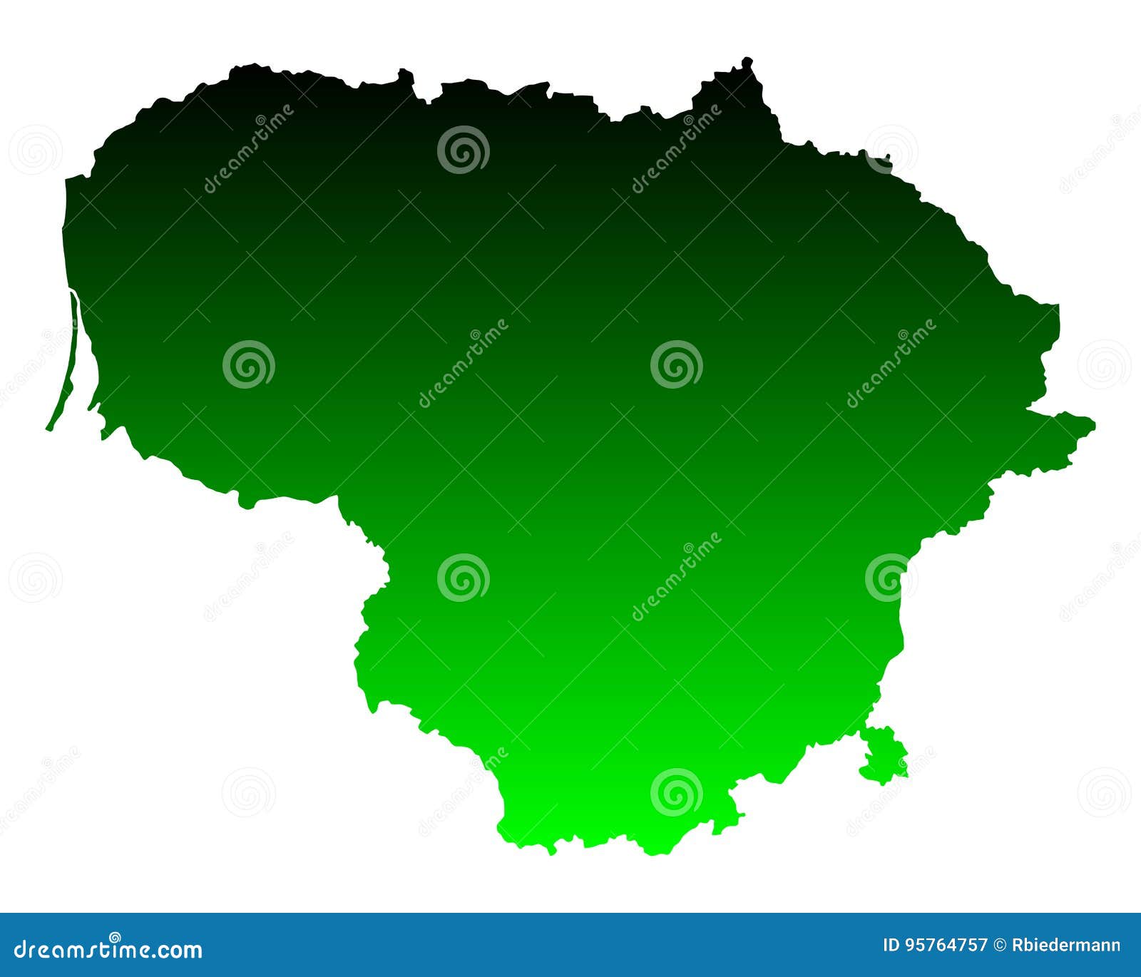 Mapa de Lithuania ilustração do vetor. Ilustração de linha - 95764757