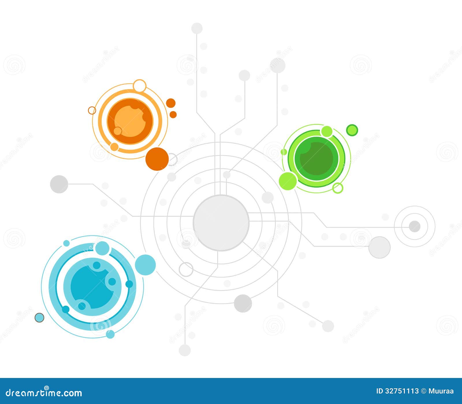 Mapa De Los Círculos De Color Stock de ilustración - Ilustración de ...
