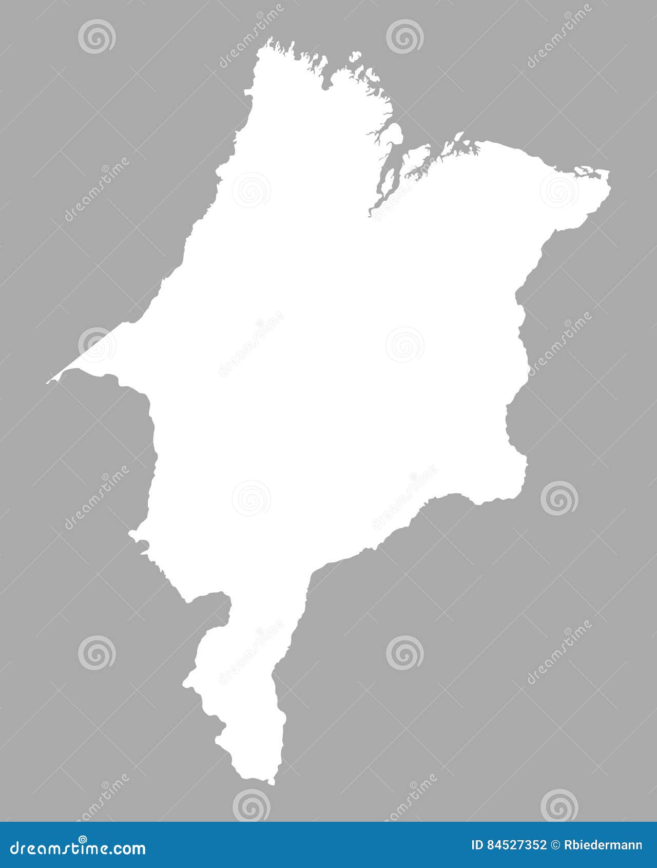 Mapa de Maranhao ilustração do vetor. Ilustração de linha - 84527352