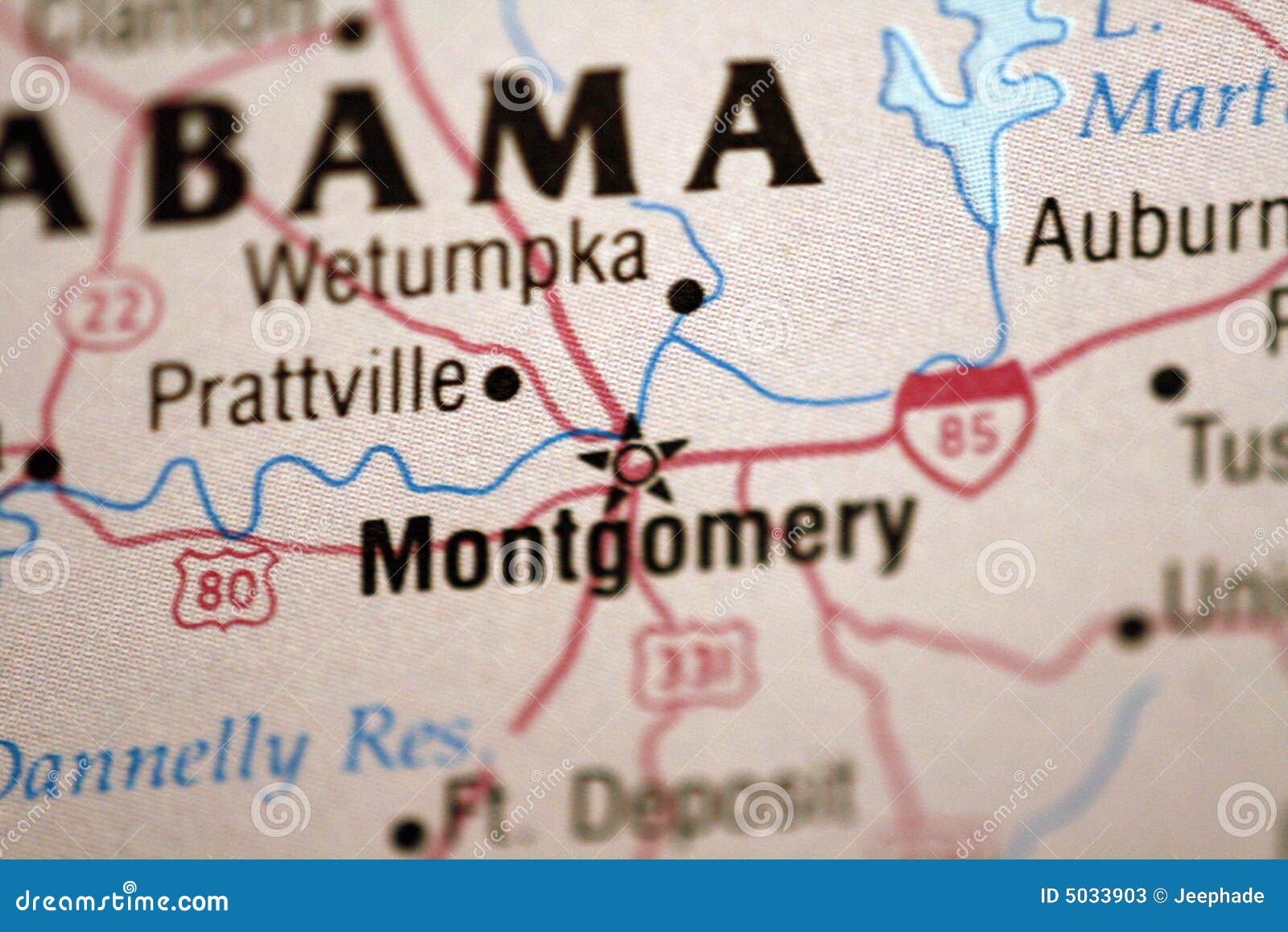 Mapa de Montgomery Alabama imagem de stock. Imagem de montgomeria - 5033903