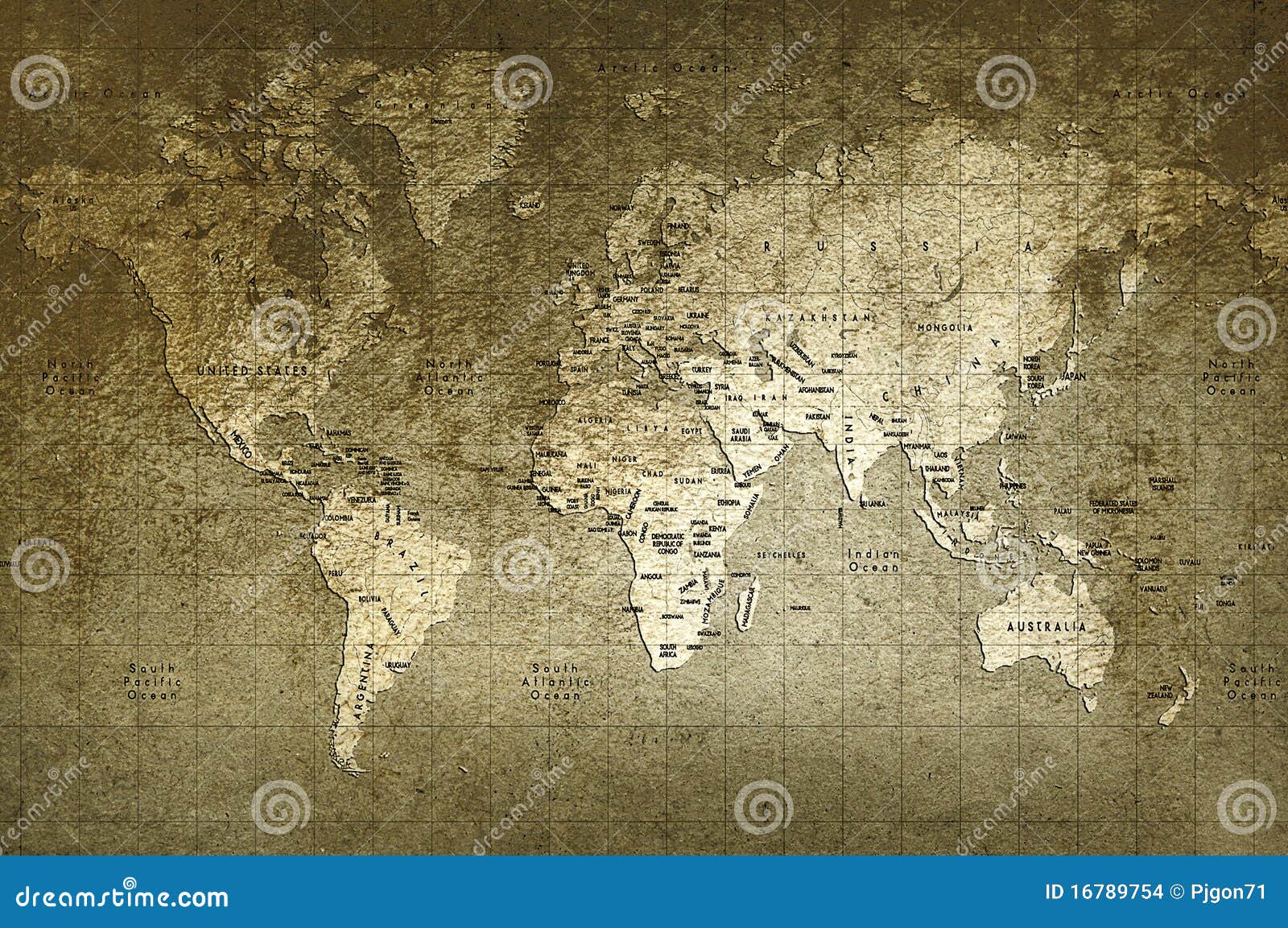 Mapa de mundo foto de stock. Imagem de atlas, moagem - 16789754