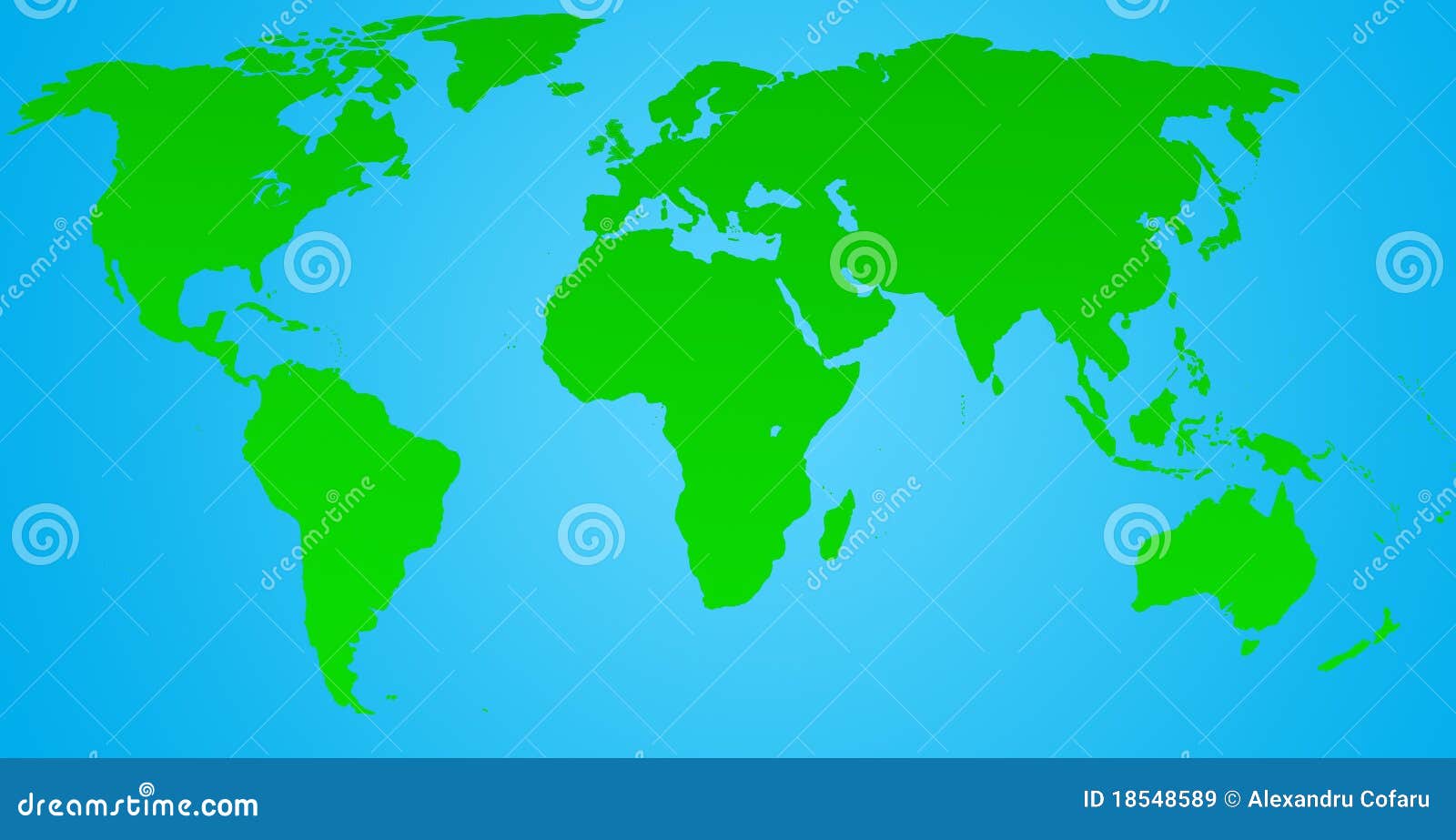 Mapa de mundo ilustração stock. Ilustração de oceanos - 18548589