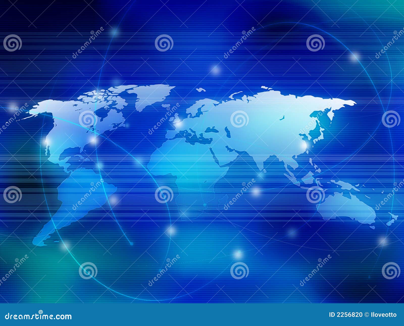 Mapa de mundo ilustração stock. Ilustração de atlântico - 2256820
