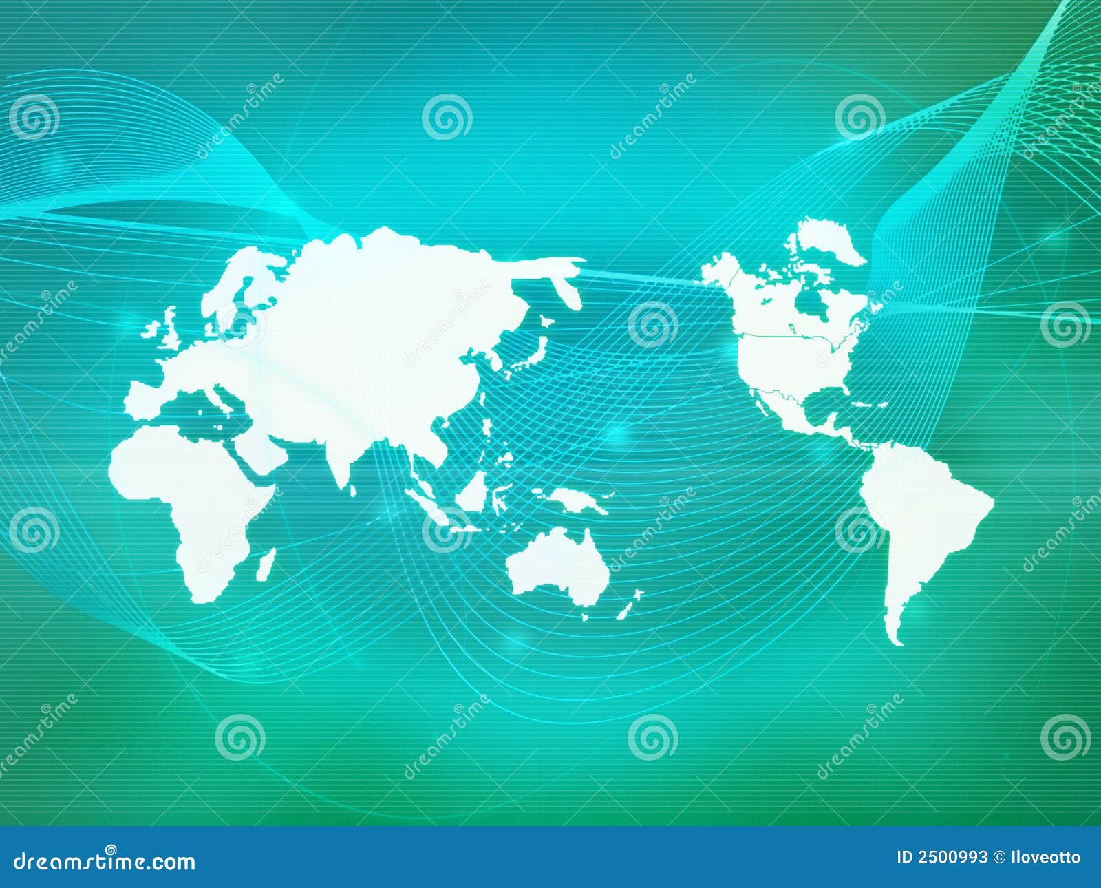 Mapa de mundo ilustração stock. Ilustração de sistema - 2500993