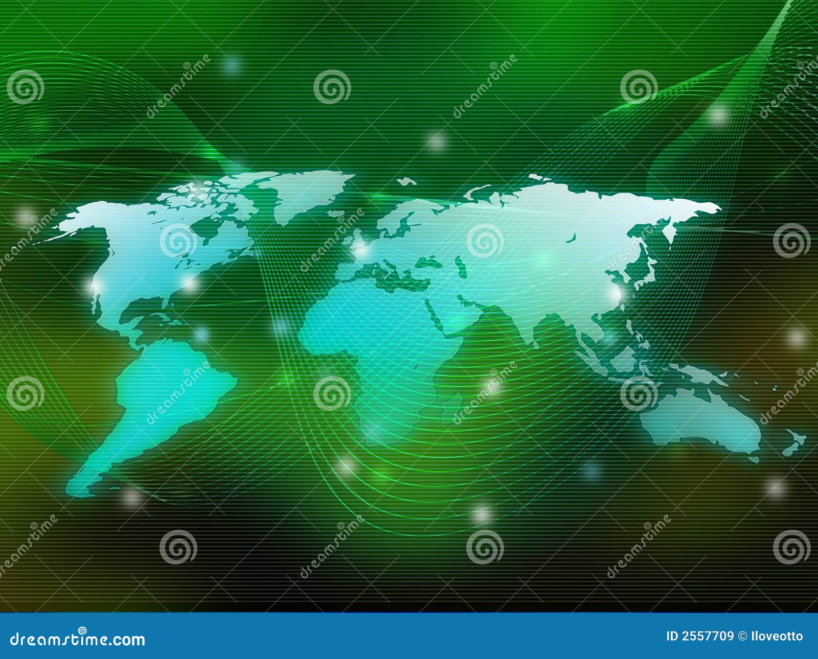 Mapa de mundo ilustração stock. Ilustração de global, rede - 2557709