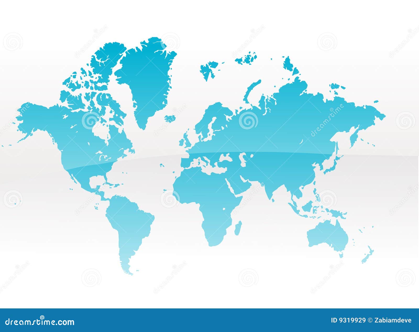 Mapa do mundo ilustração do vetor. Ilustração de norte - 9319929