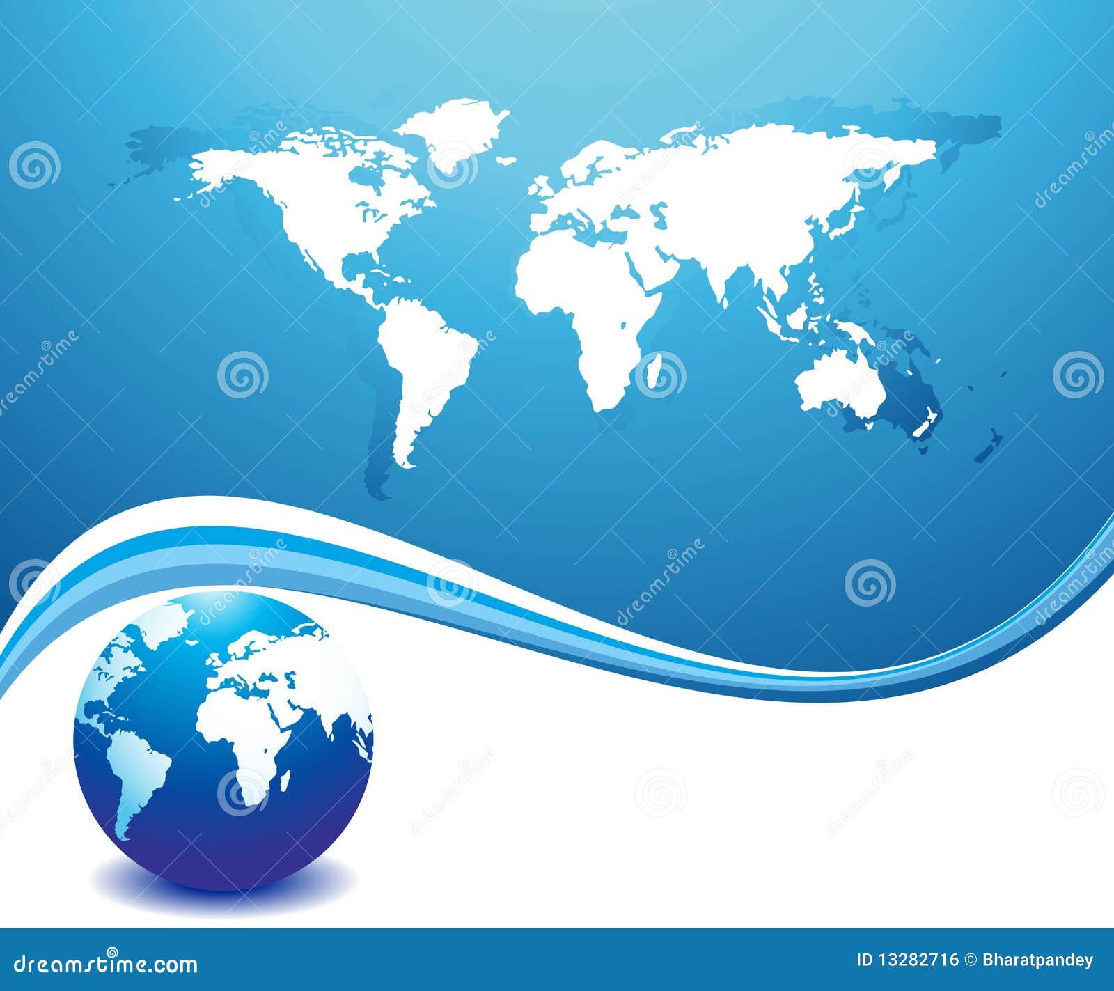 Mapa de mundo abstrato ilustração do vetor. Ilustração de branco - 13282716