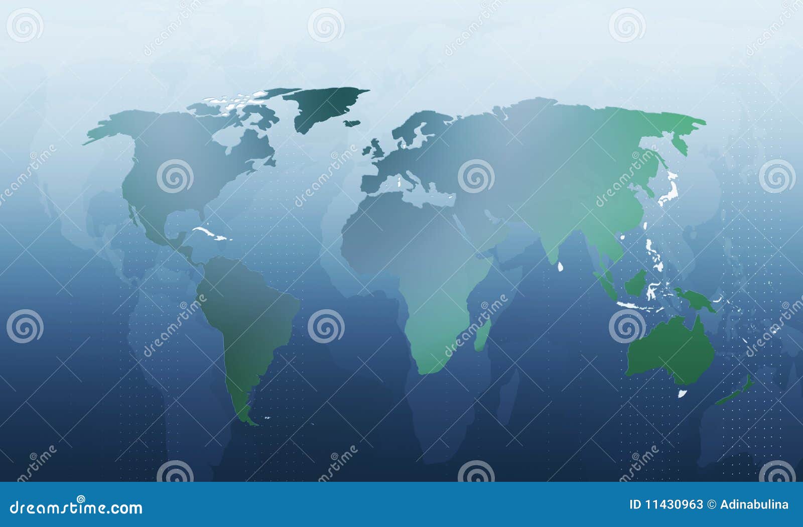 Mapa de mundo azul ilustração stock. Ilustração de planeta - 11430963