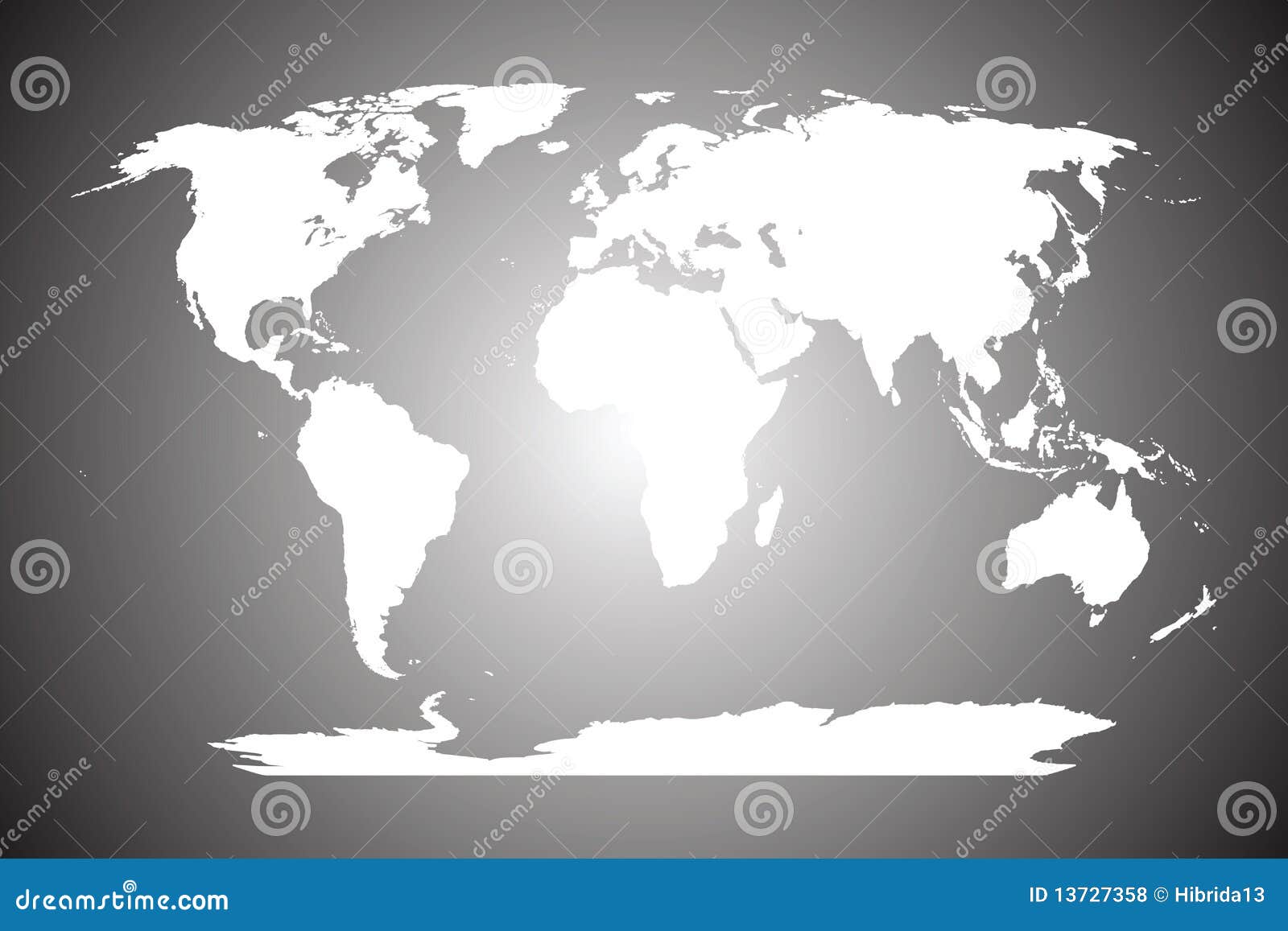 Mapa de mundo branco ilustração stock. Ilustração de mapa - 13727358