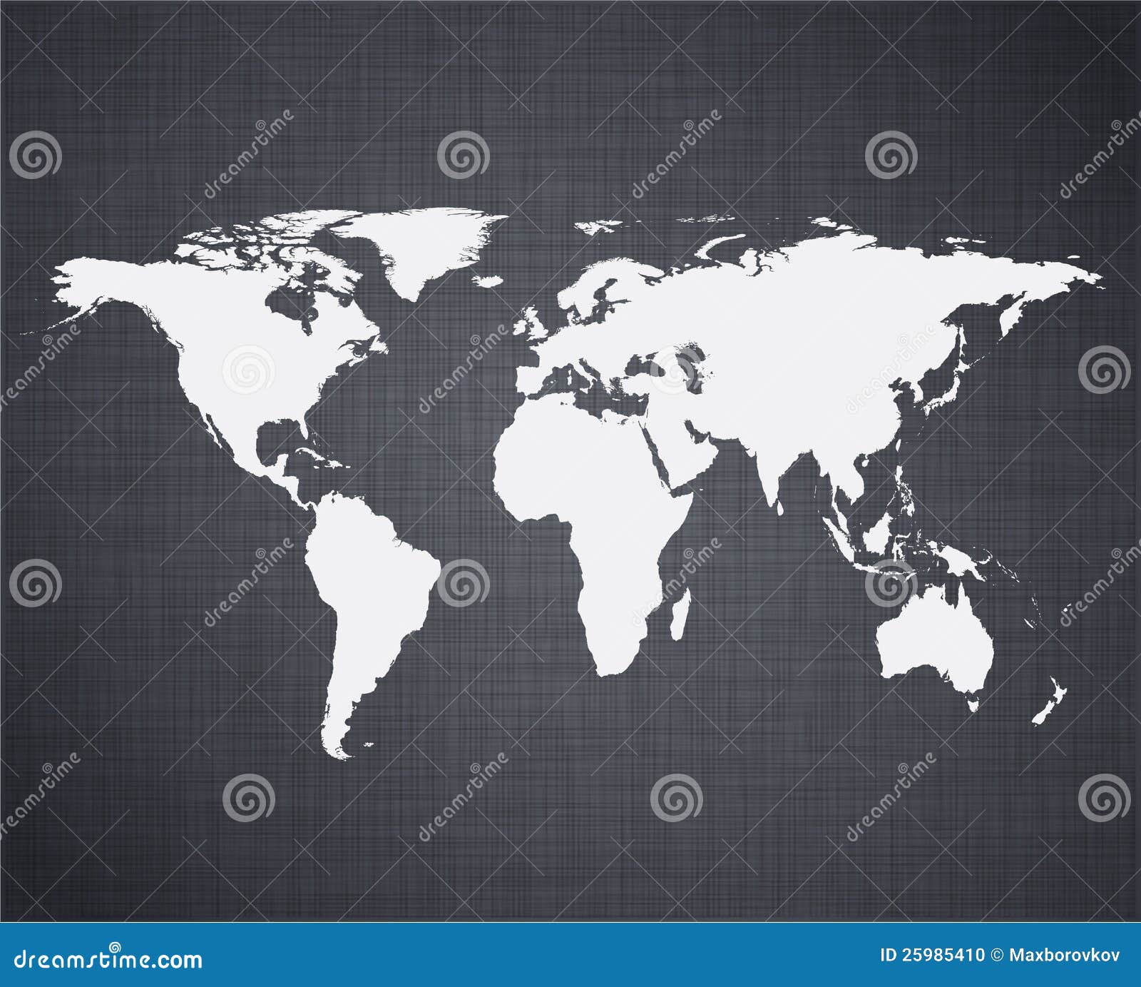 Mapa de mundo branco. ilustração do vetor. Ilustração de continente ...