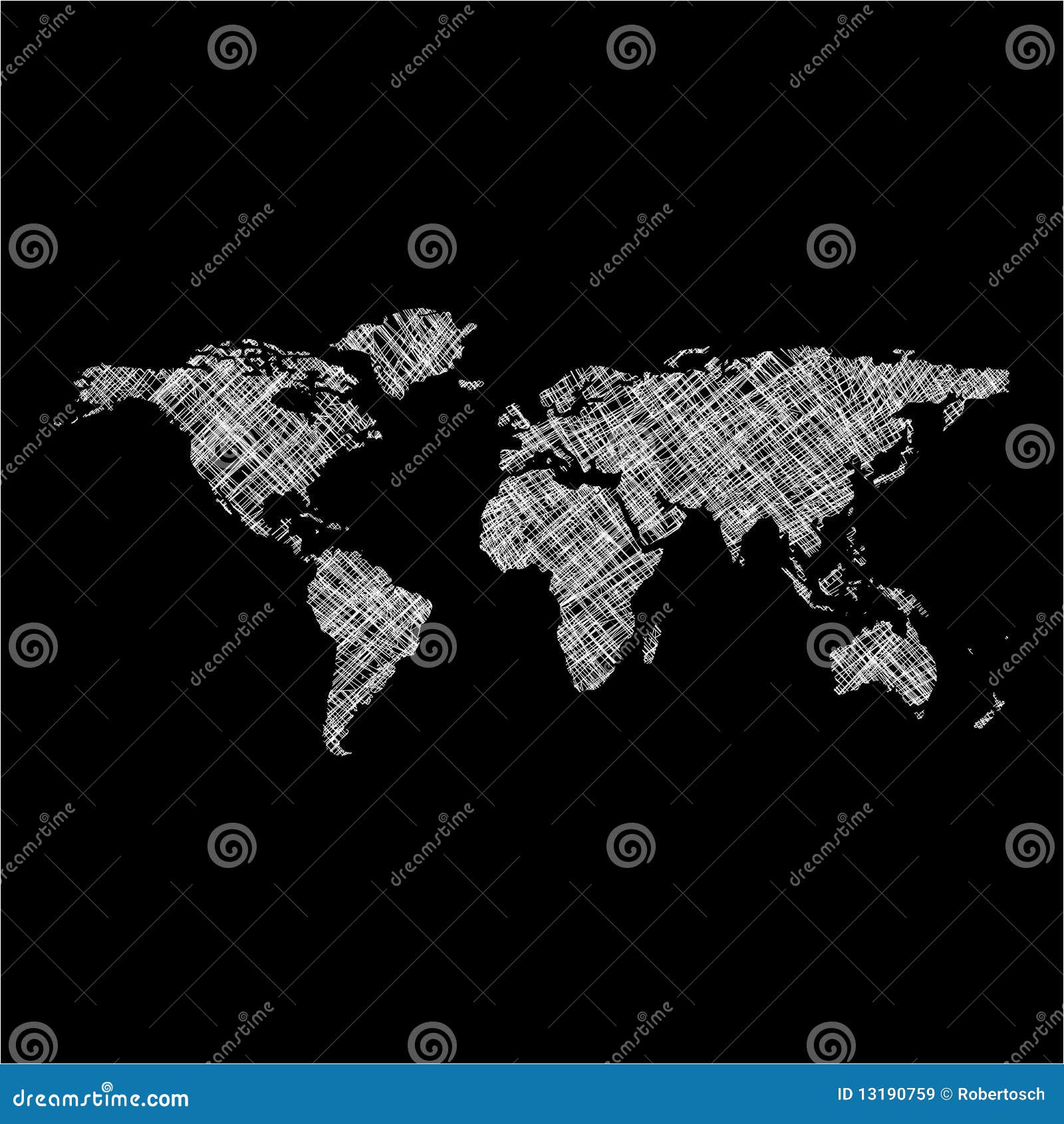 Mapa De Mundo Branco Listrado Ilustração do Vetor - Ilustração de rede ...