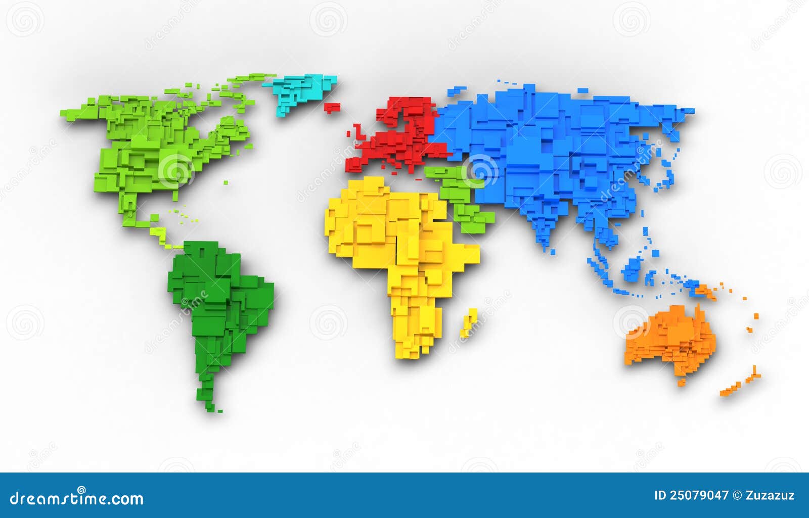 Mapa De Mundo De Cores Do Arco-íris Ilustração Stock - Ilustração de ...