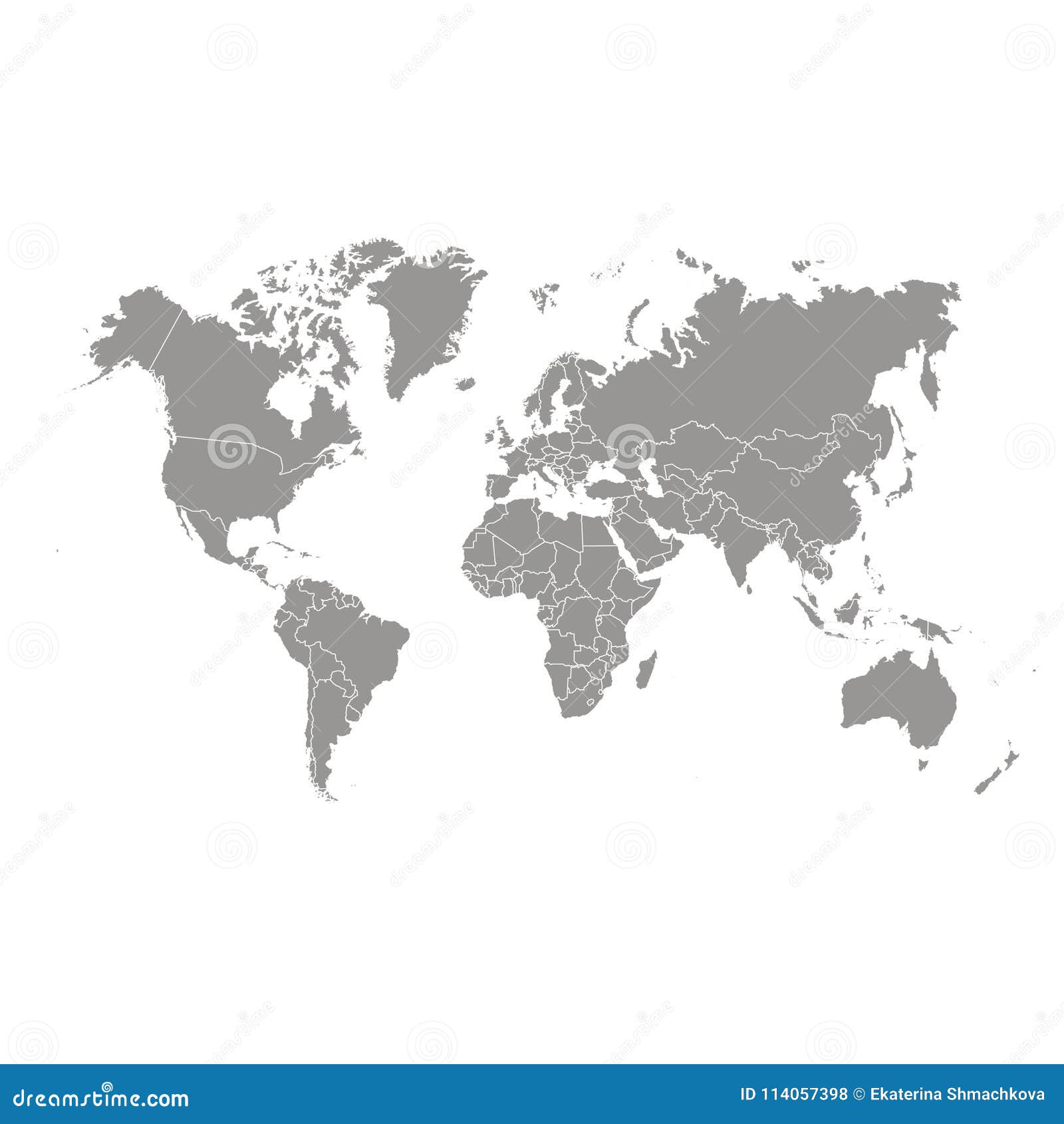 Mapa de mundo do vetor ilustração do vetor. Ilustração de geografia ...