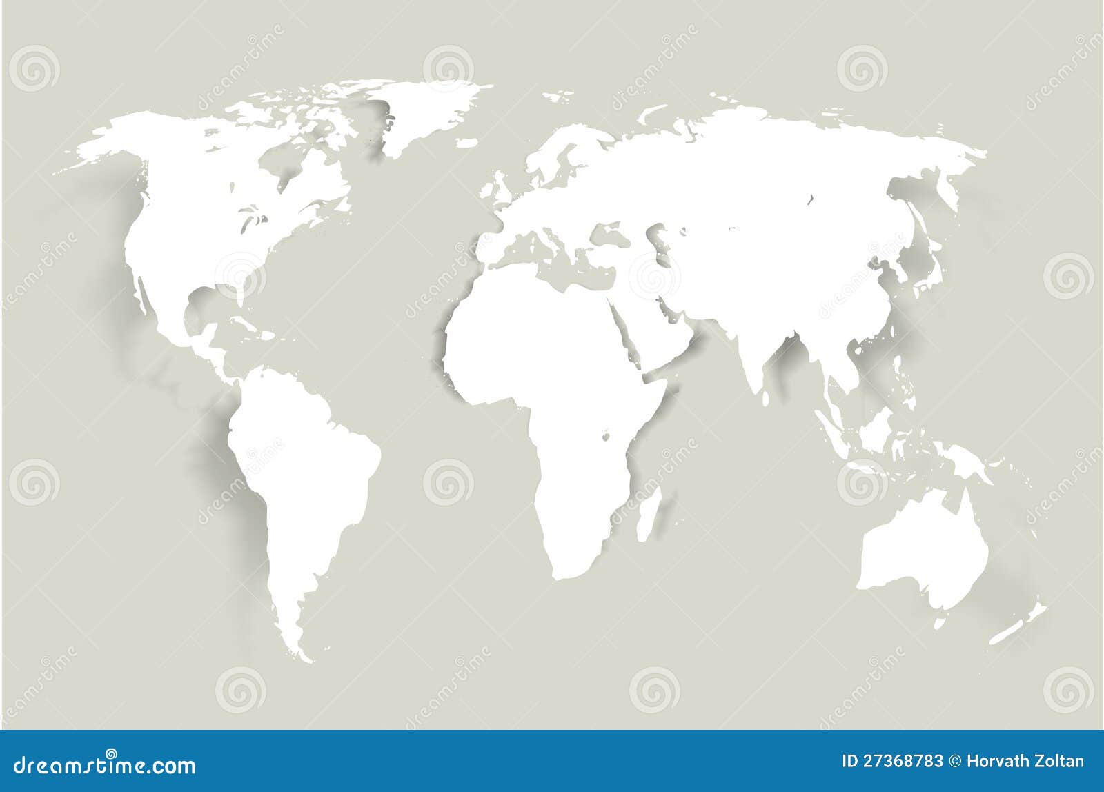 Mapa de mundo do vetor ilustração do vetor. Ilustração de molde - 27368783