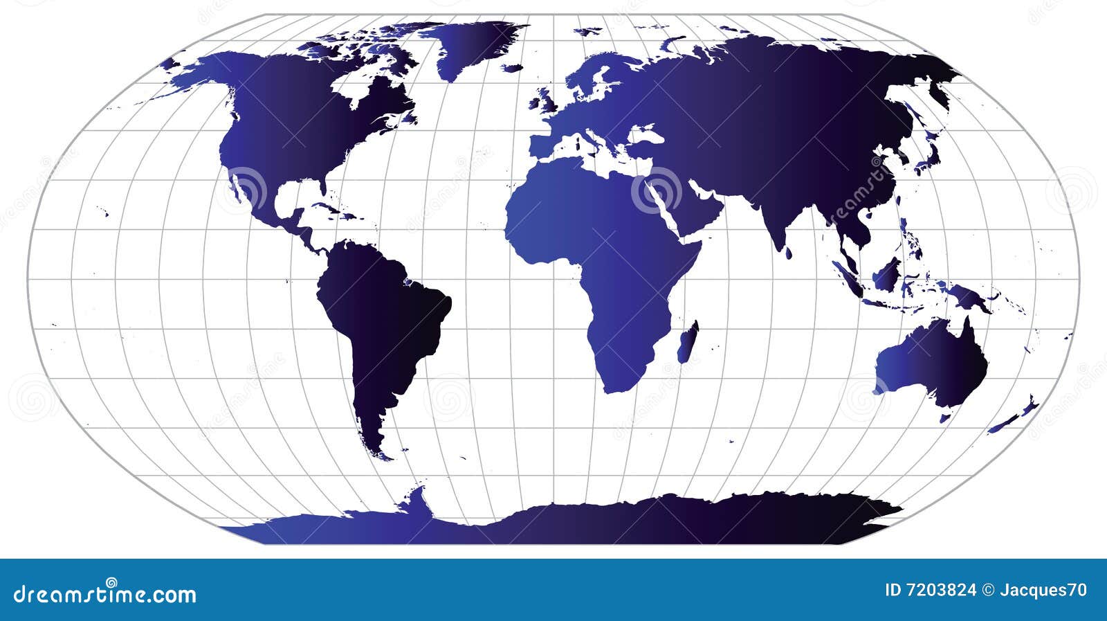 Mapa de mundo do vetor ilustração do vetor. Ilustração de atlântico ...