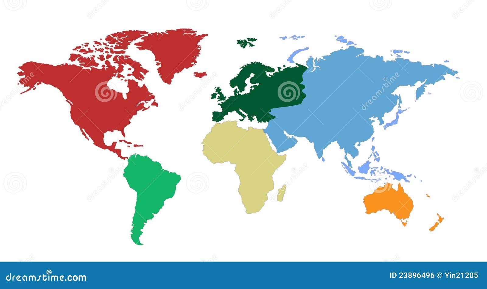 Mapa De Mundo Dos Continentes Ilustração do Vetor - Ilustração de globo ...