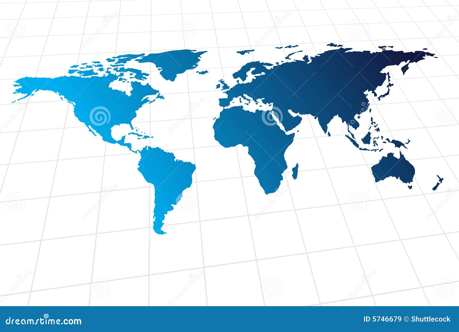 Mapa De Mundo Global Moderno Ilustração do Vetor - Ilustração de ...
