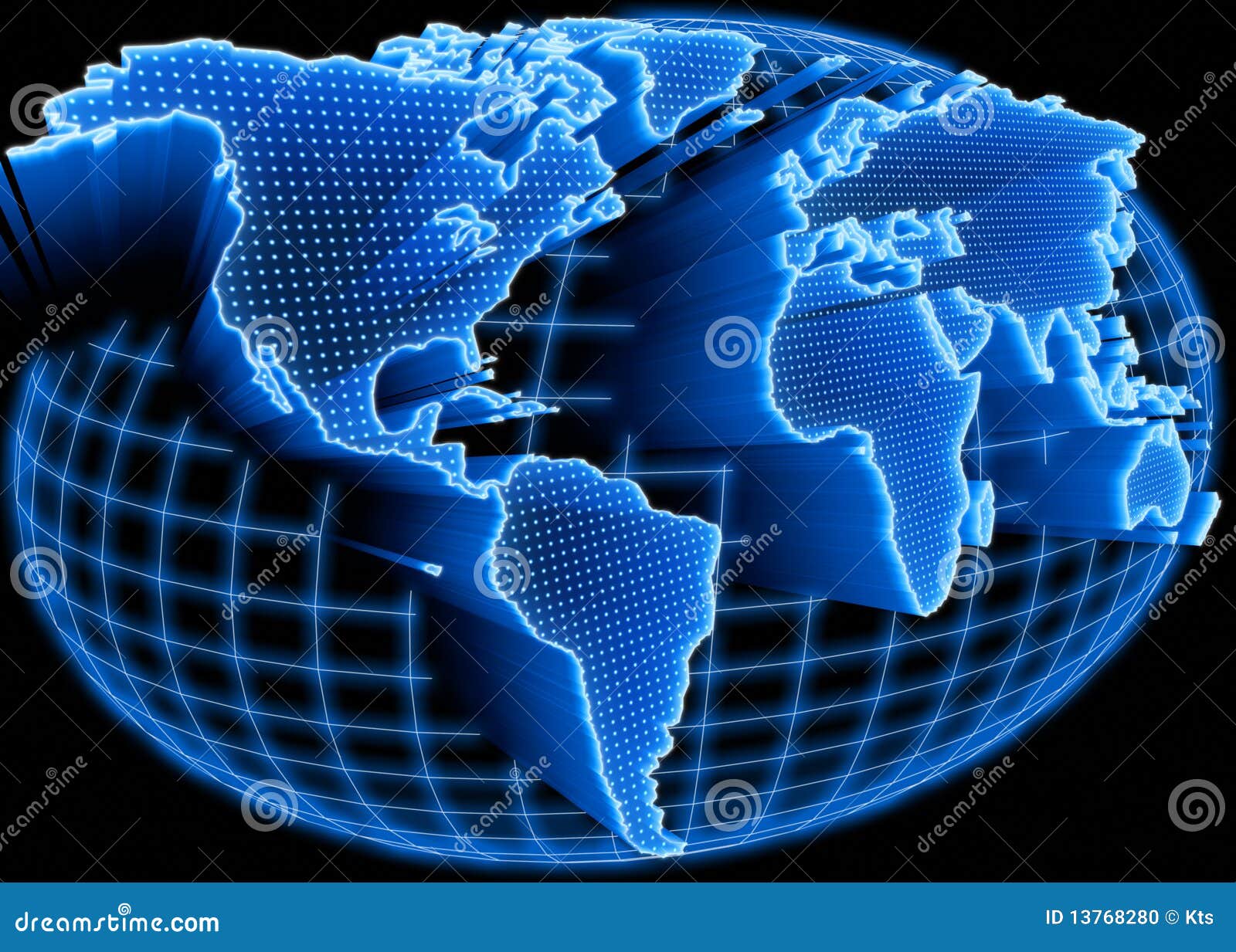 Mapa de mundo iluminado ilustração stock. Ilustração de multinacional ...