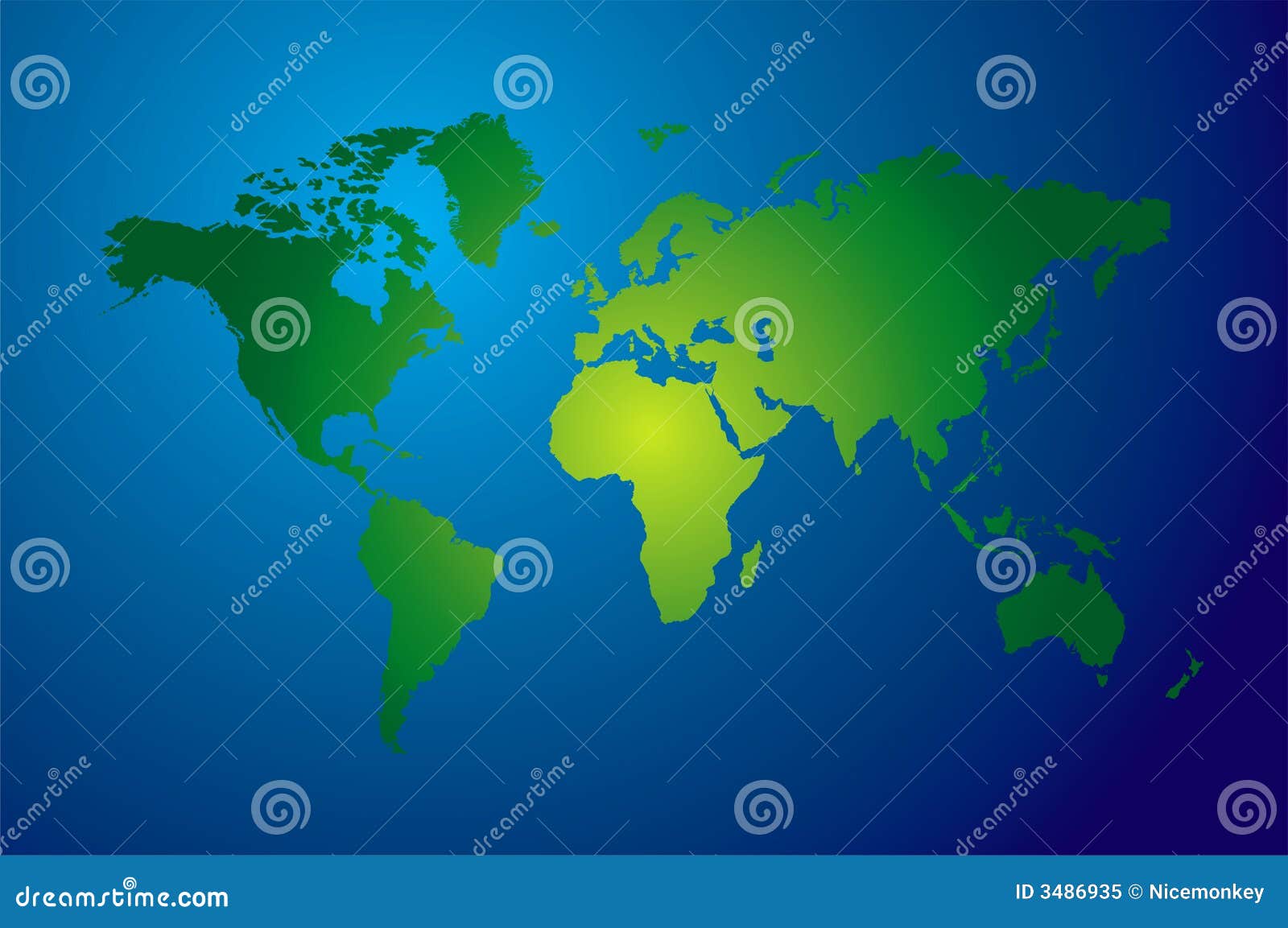 Mapa de mundo moderno ilustração do vetor. Ilustração de atlântico ...