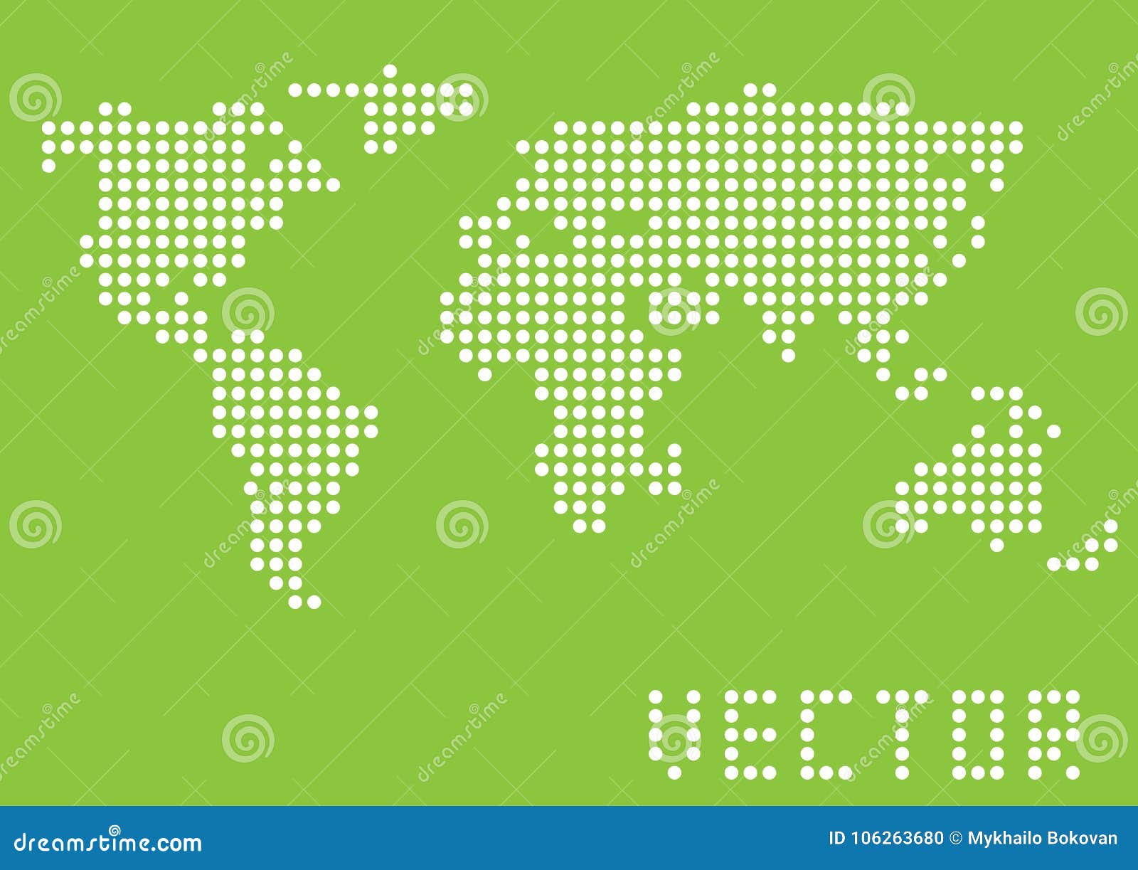 Mapa de mundo simples ilustração do vetor. Ilustração de forma - 106263680